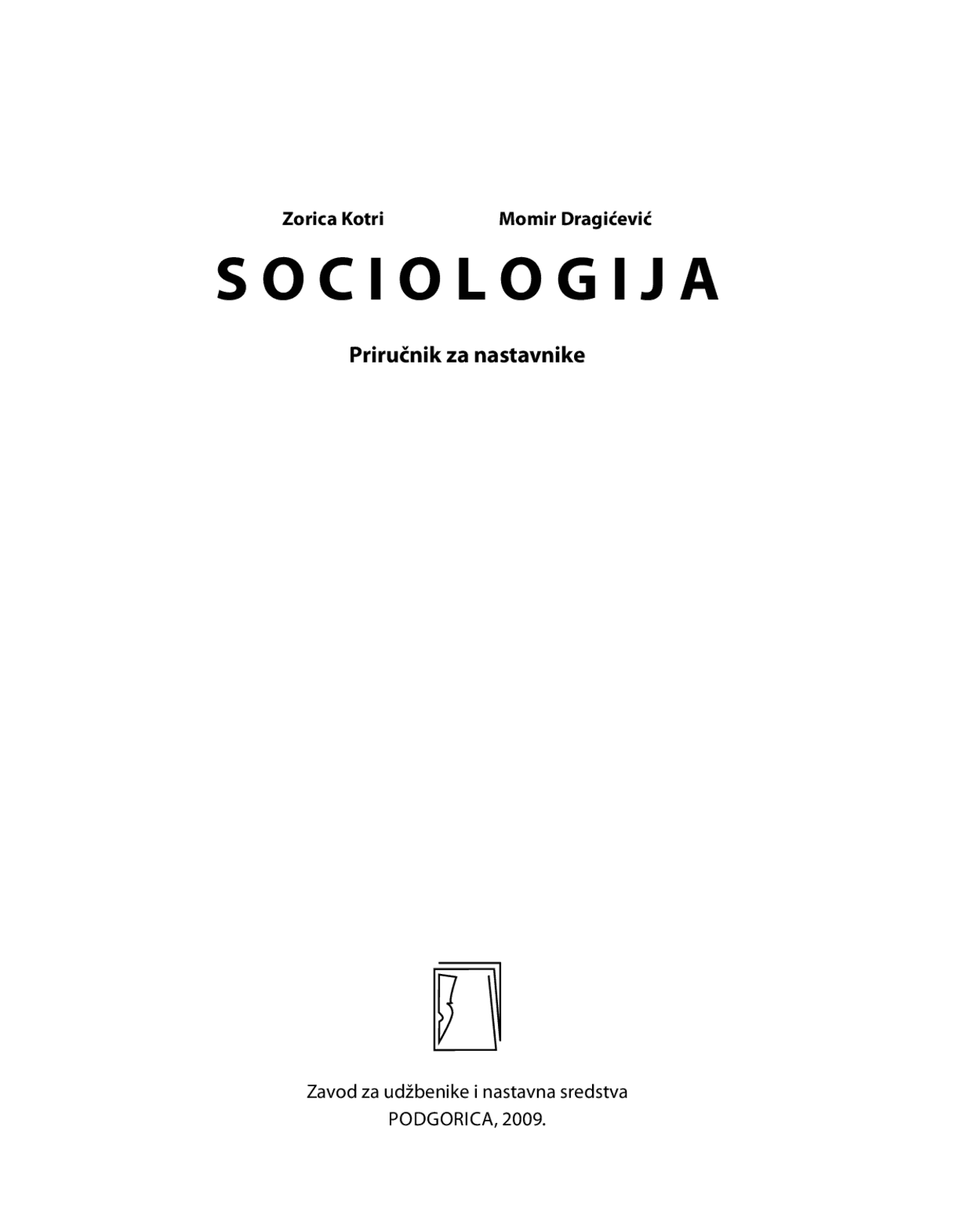 Sociologija prirucnik.pdf | Ispiti od Sociologija | Docsity