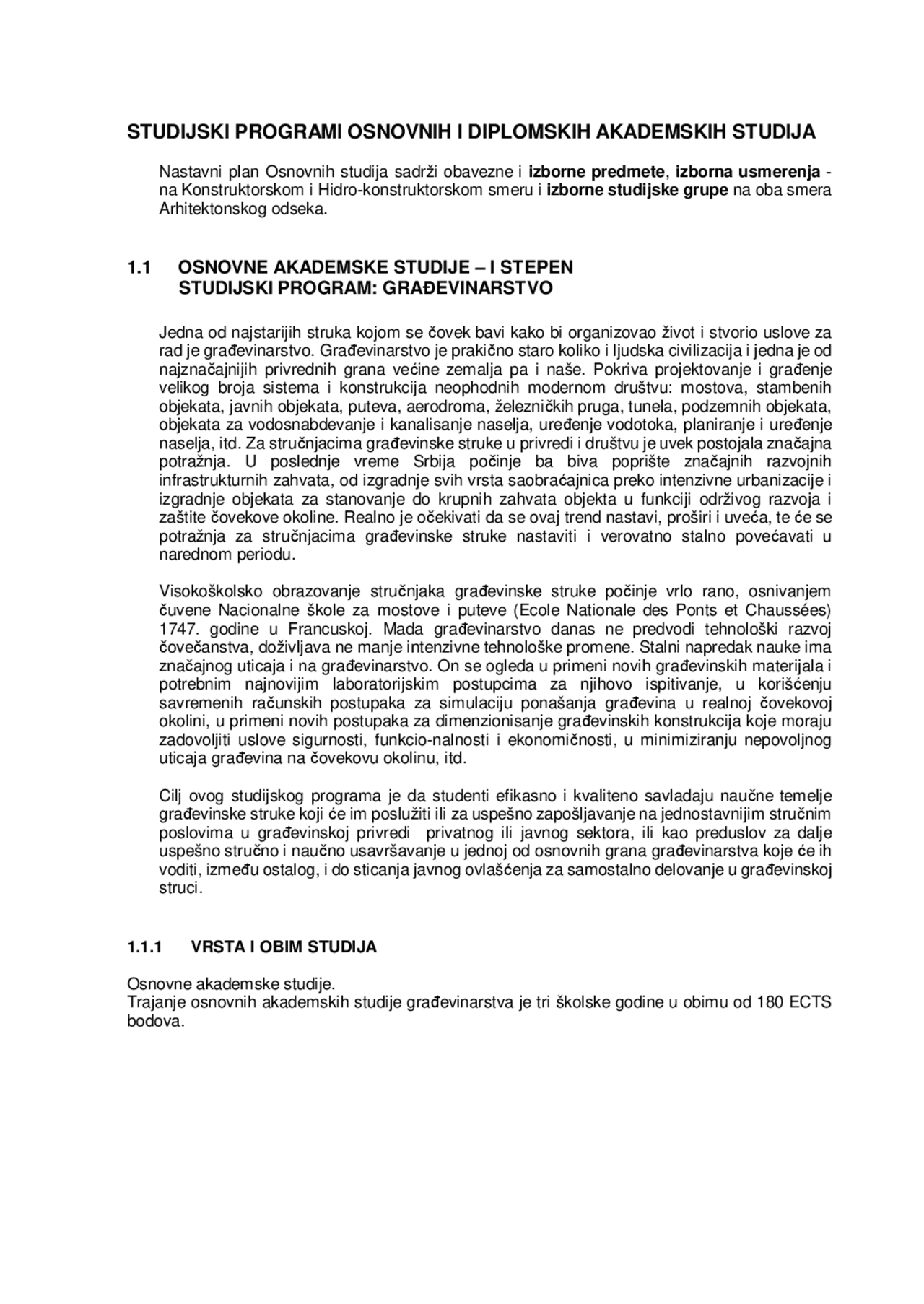 OSNOVNE AKADEMSKE STUDIJE | Šeme i konceptualne mape' predlog Matematika 1 | Docsity