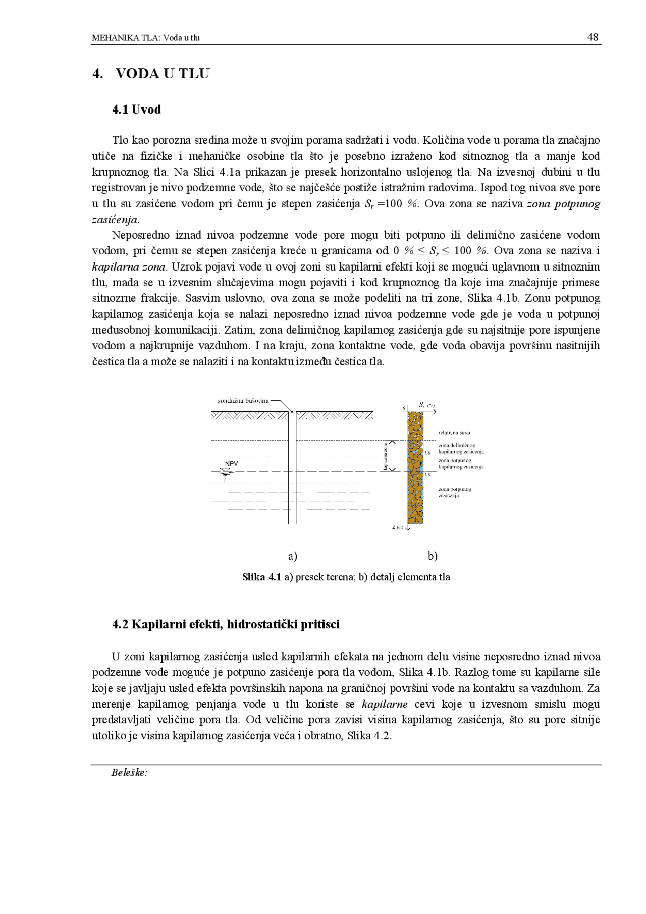 4. VODA U TLU | Schemi e mappe concettuali od Mehanika | Docsity