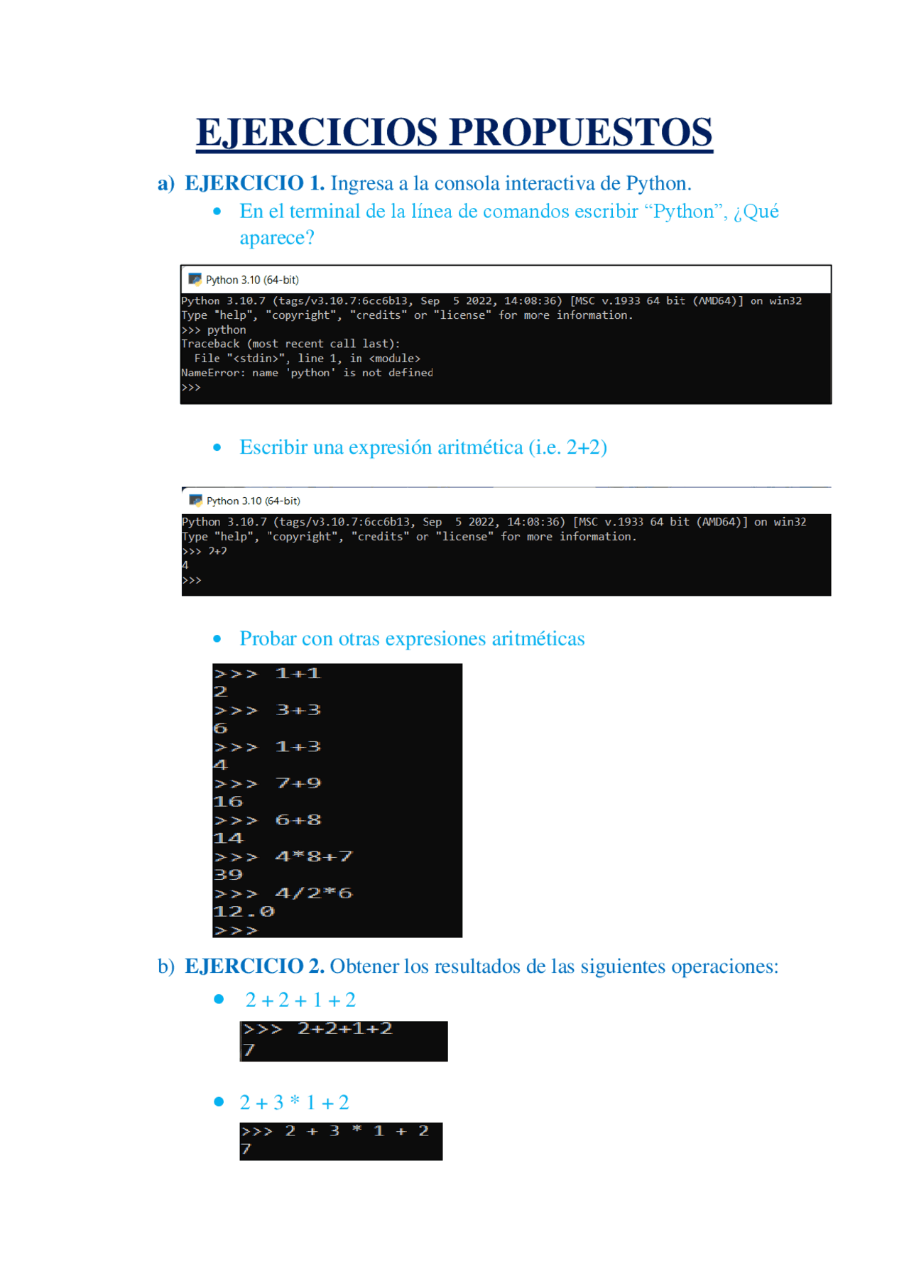 El Documento Trata De Programacion Ejercicios De Programación Java