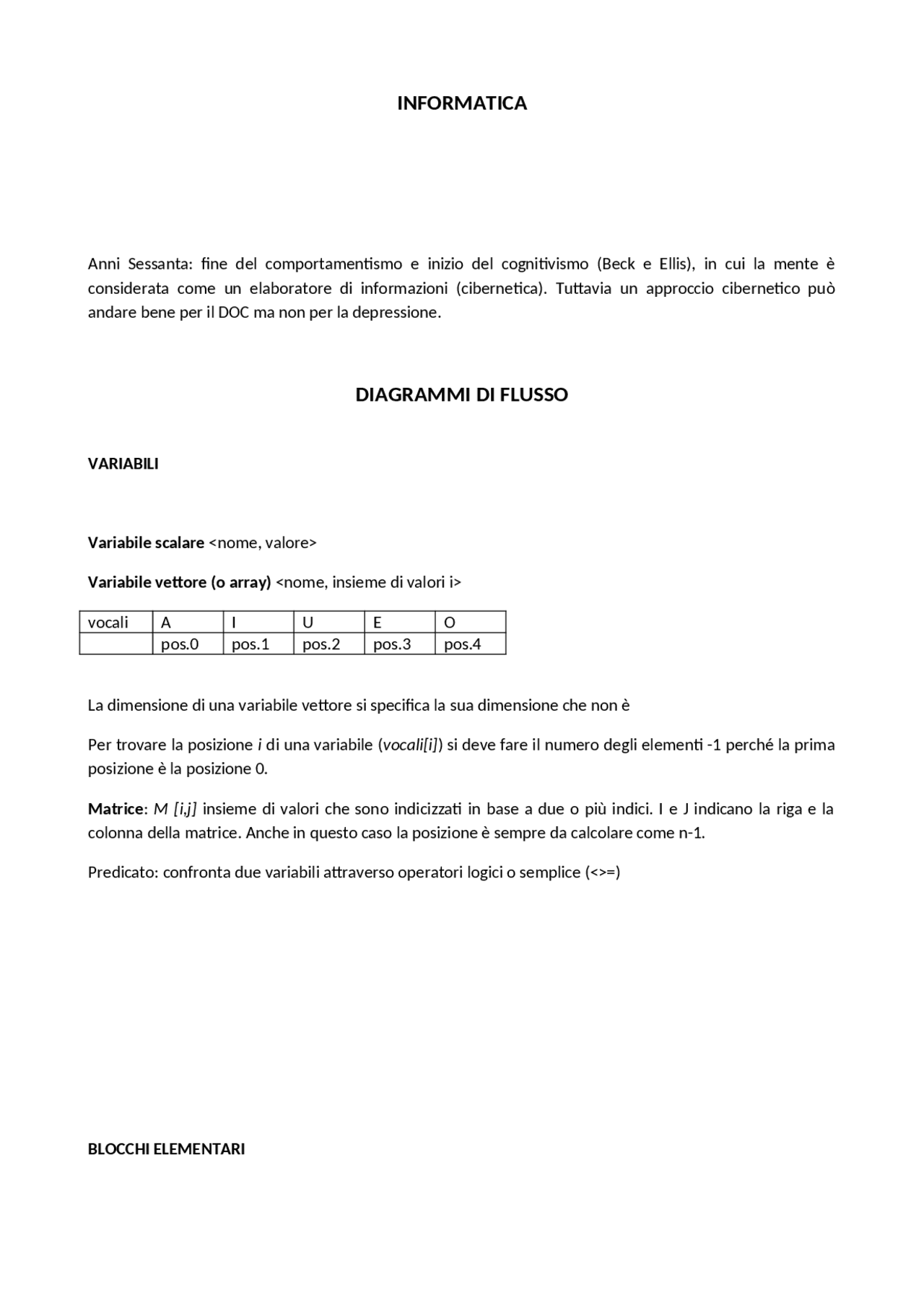 Schemi Di Informatica Schemi E Mappe Concettuali Di Fondamenti Di