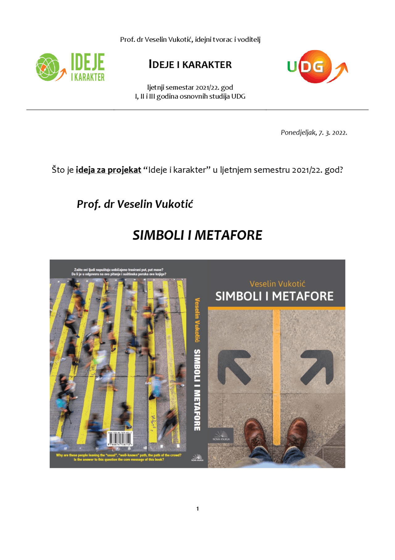 SIMBOLI I METAFORE | Ispiti' predlog Filozofija | Docsity