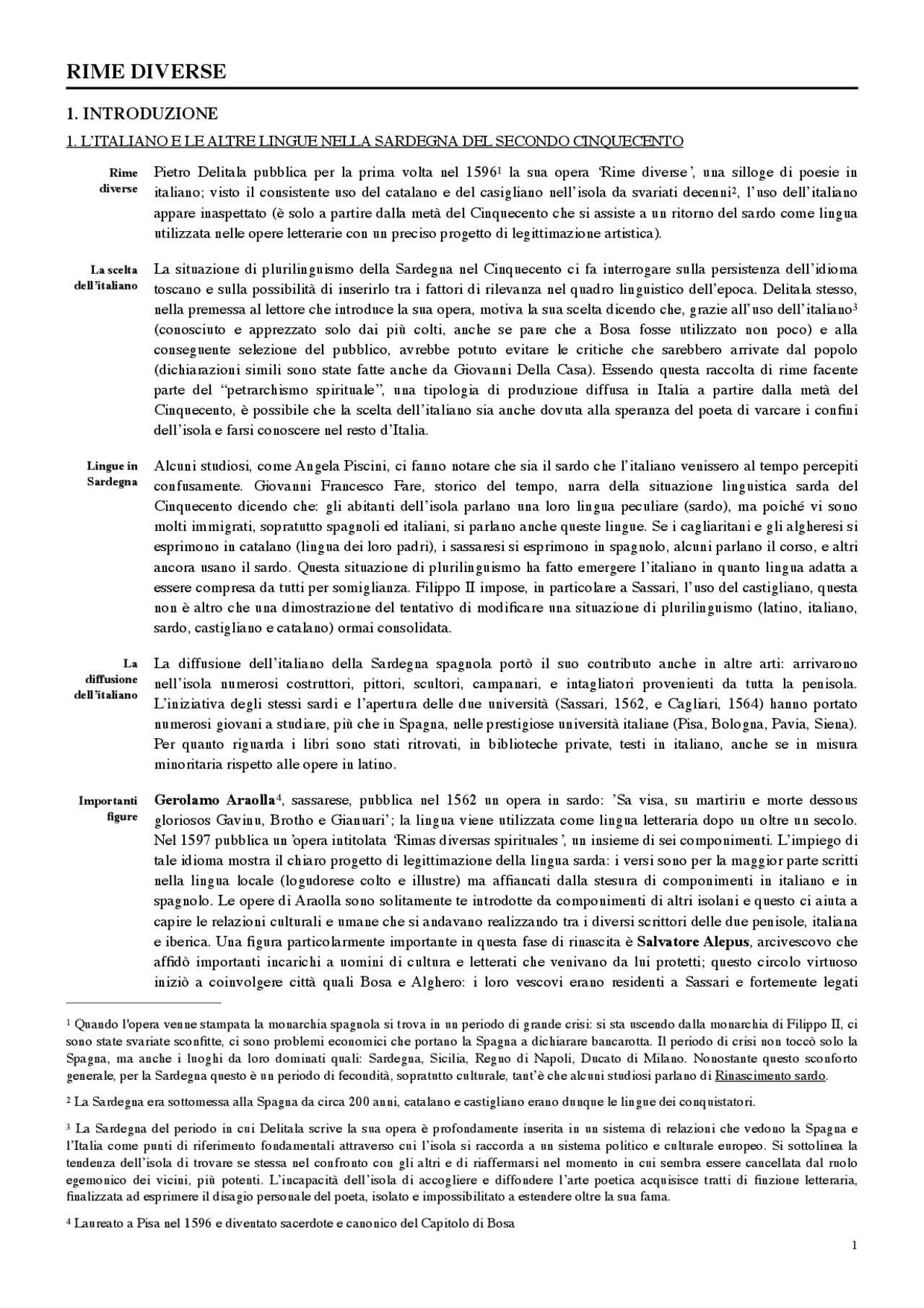 Riassunto Rime Diverse Di Pietro Delitala A Cura Di Mauro Badas