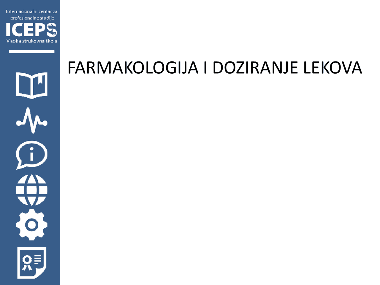FARMAKOLOGIJA I DOZIRANJE LEKOVA | Rezime' predlog Farmakologija | Docsity