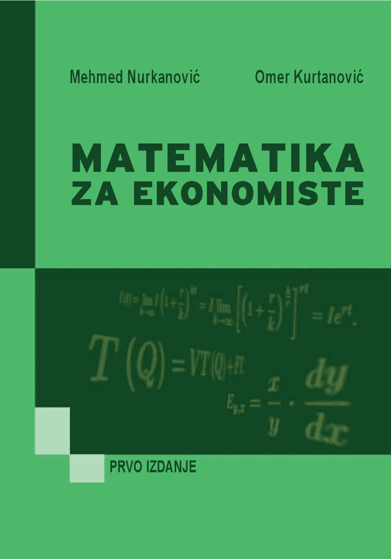 Matematika za ekonomiste | Beleške od Matematika | Docsity