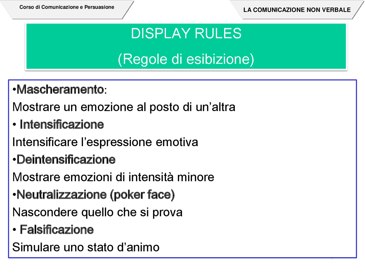La comunicazione non verbale | Slide di Leadership e comunicazione ...