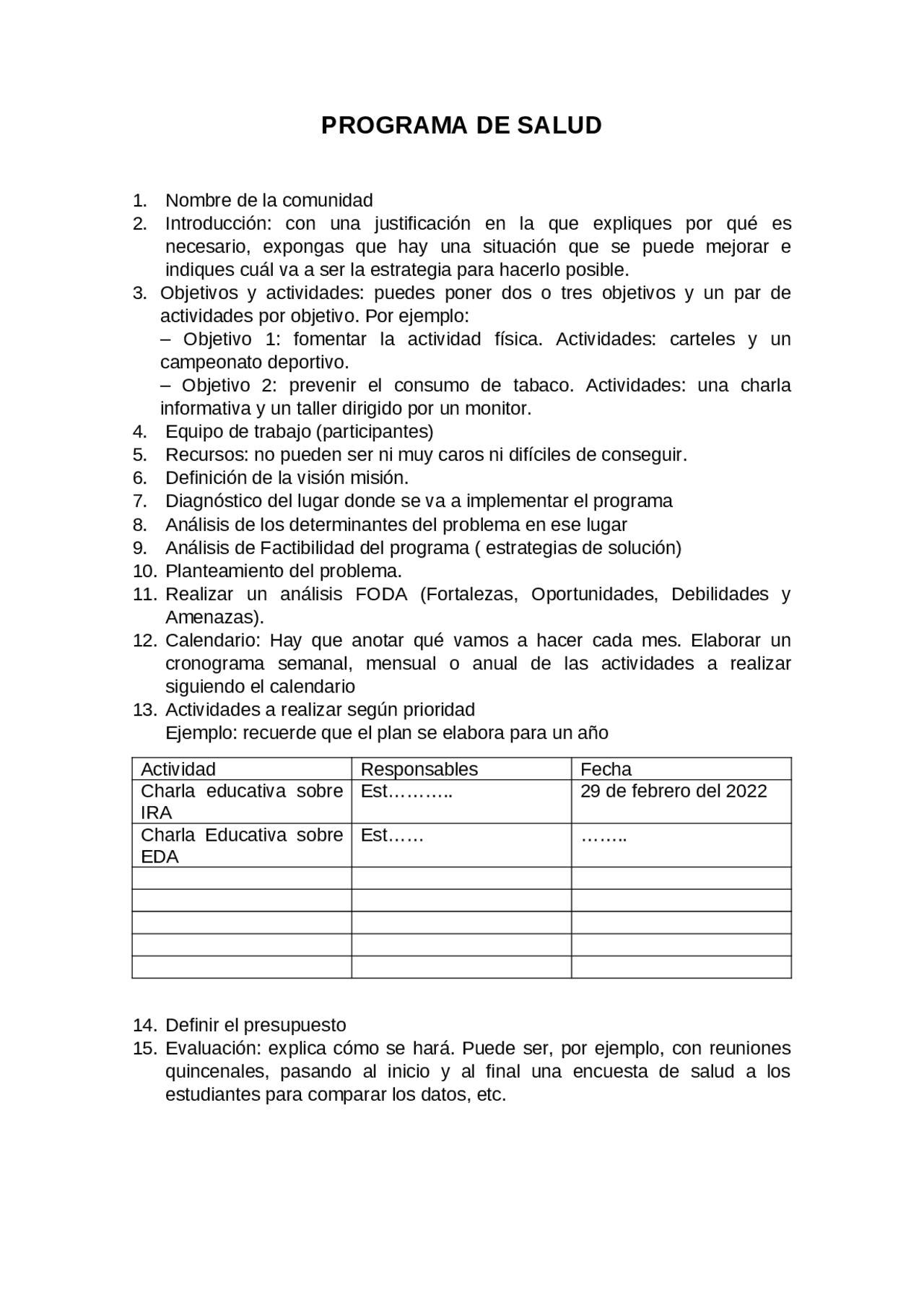 Programas de salud en enfermeria | Apuntes de Ciencias de la Salud ...