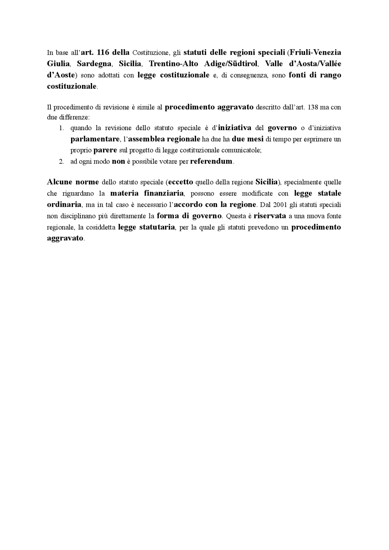 Gli statuti delle regioni speciali|Barbera, Fusaro | Dispense di ...