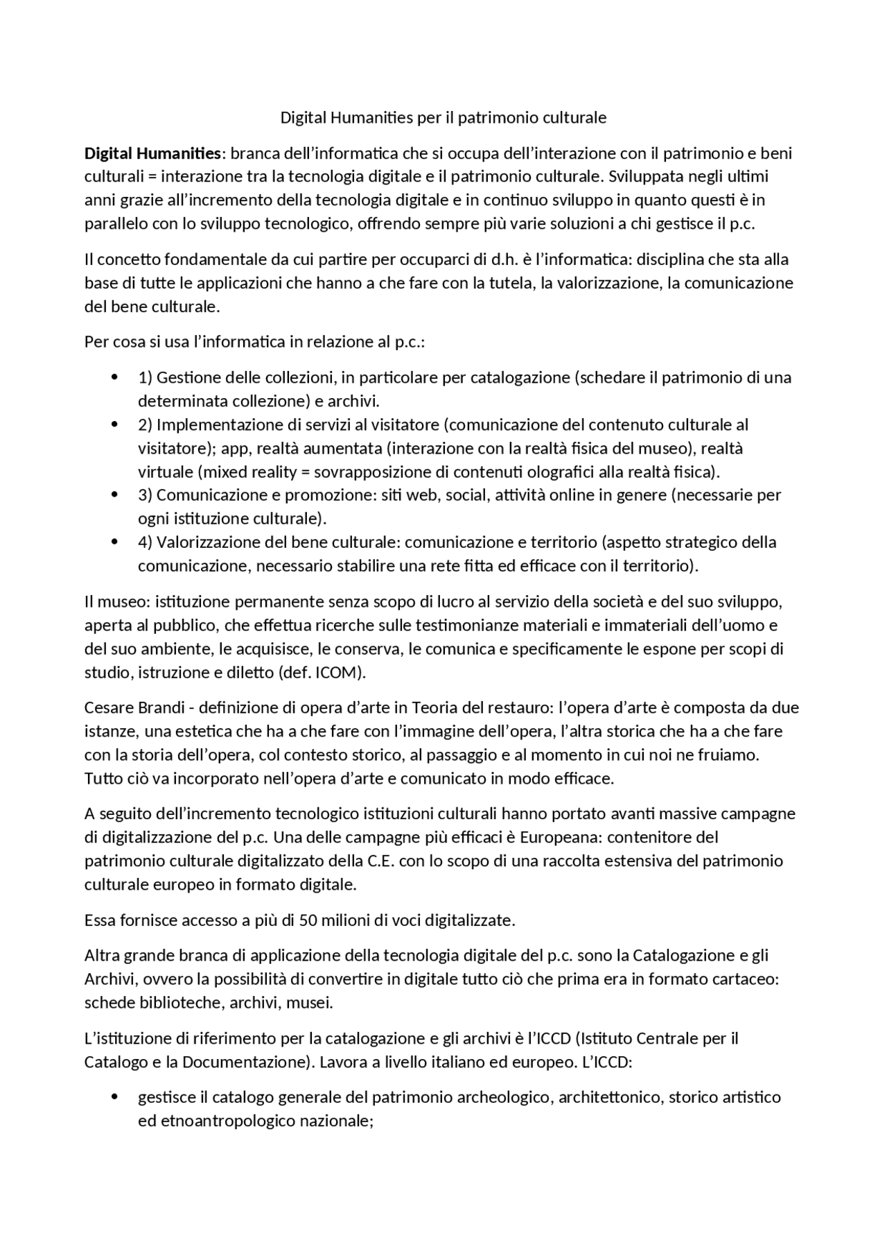 Digital Humanities Unipa Schemi E Mappe Concettuali Di Elementi Di