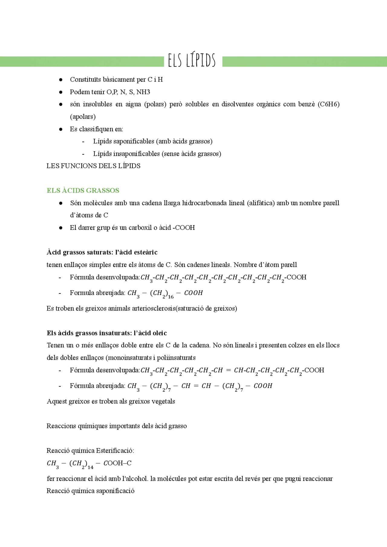 Glúcids I Lípids Proteïnes Acids Nucleics Resúmenes De Biología
