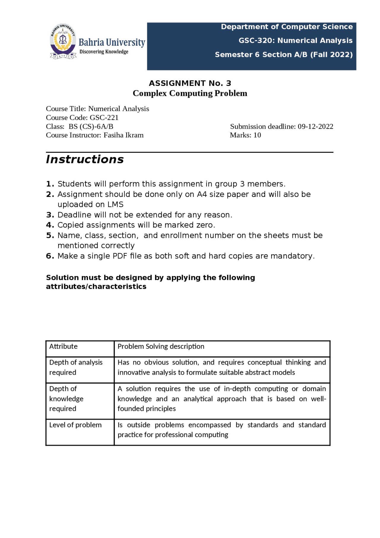 Related To Numerical Analysis Assignments Mathematics Docsity