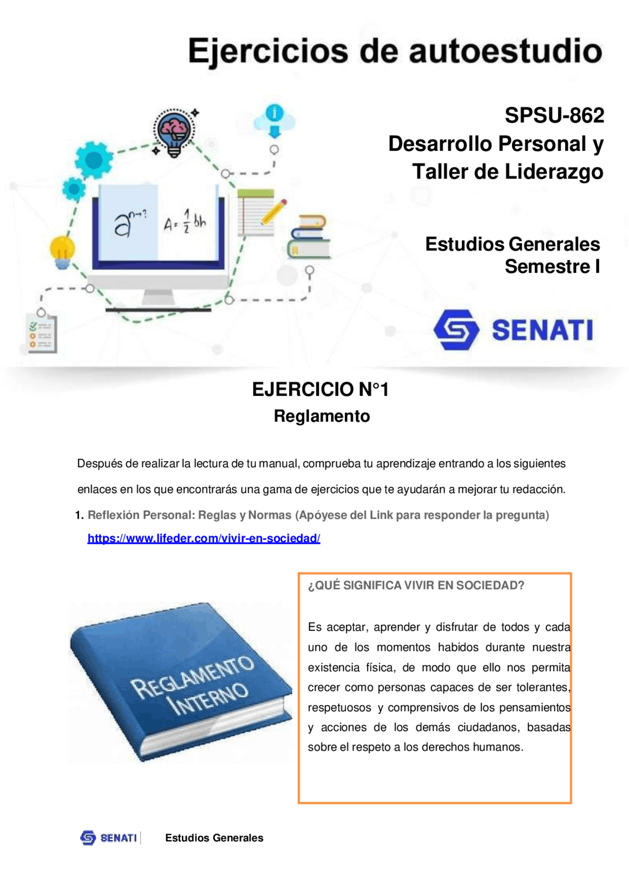 Ejercicio N3 Desarrollo Personal | Ejercicios de Desarrollo Humano | Docsity