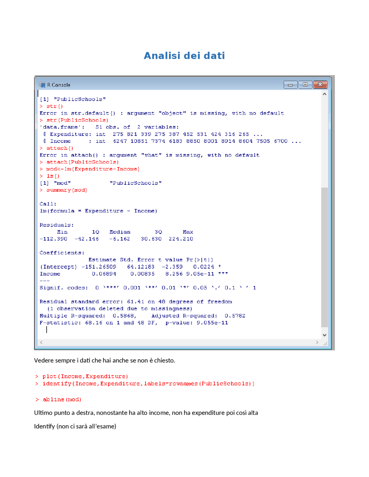 Appunti Analisi dei dati (con R), AFC, Bocconi | Appunti di Analisi Dei Dati | Docsity