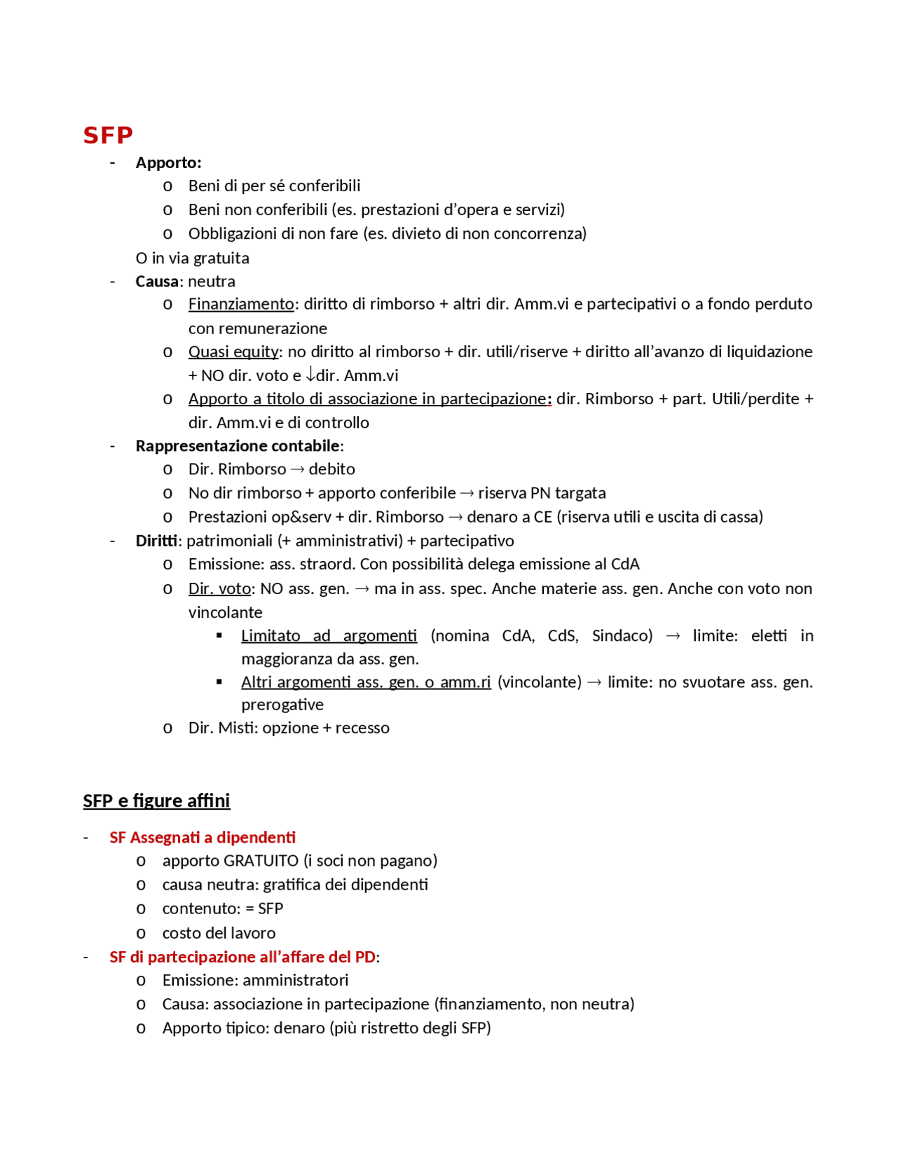 SCHEMI di DIRITTO DELL'IMPRESA (TEMI SOCIETARI E TRIBUTARI DI ...