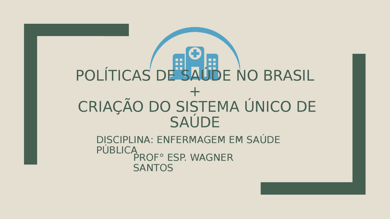 Saúde Publica Aplicada A Enfermagem Slides Saúde Pública Docsity