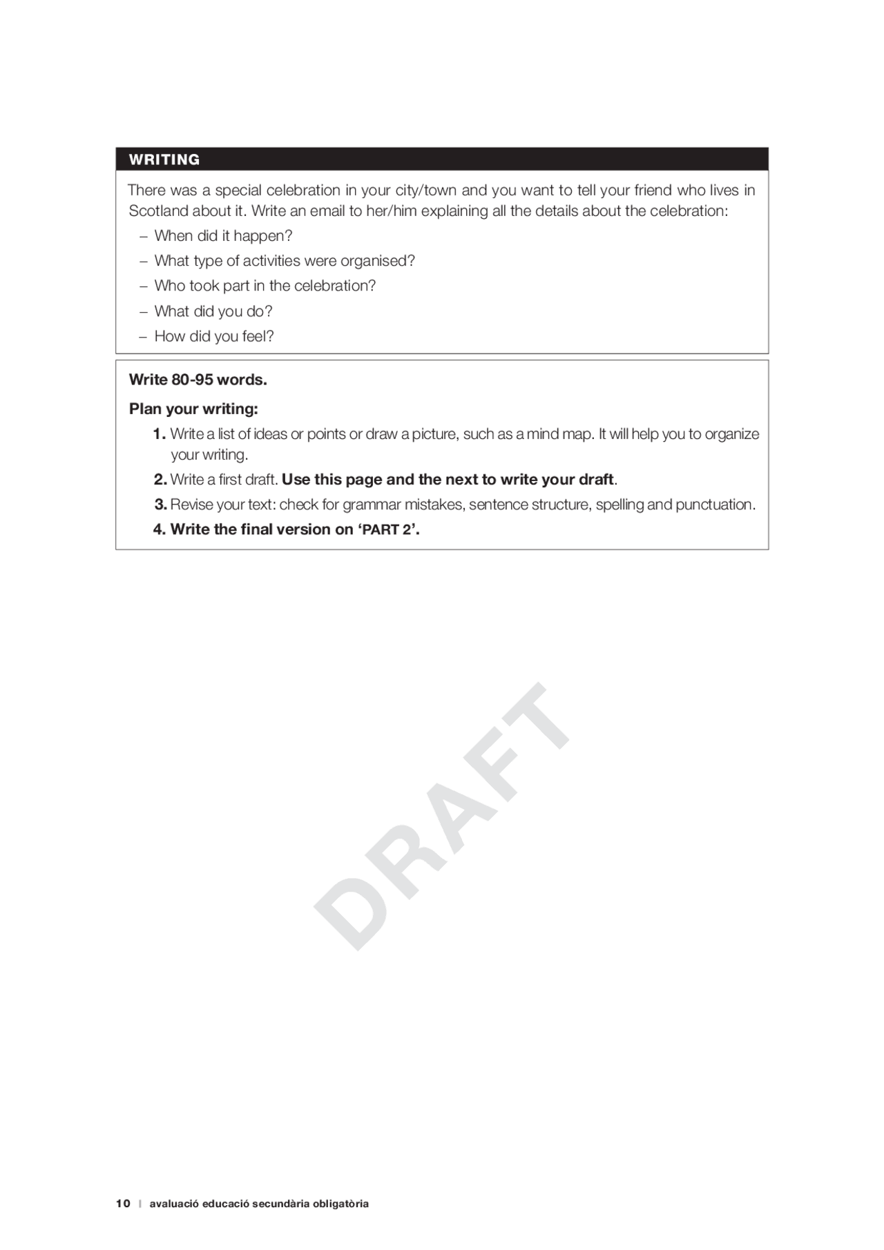 Writing para alumnos | Guías, Proyectos, Investigaciones de Inglés ...