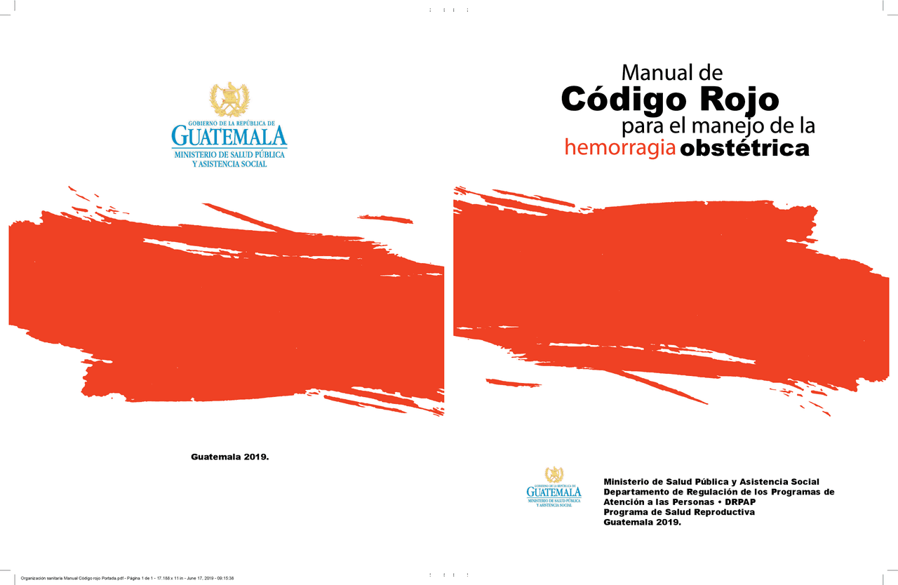Codigo rojo obstetrico | Esquemas y mapas conceptuales de Ginecología ...