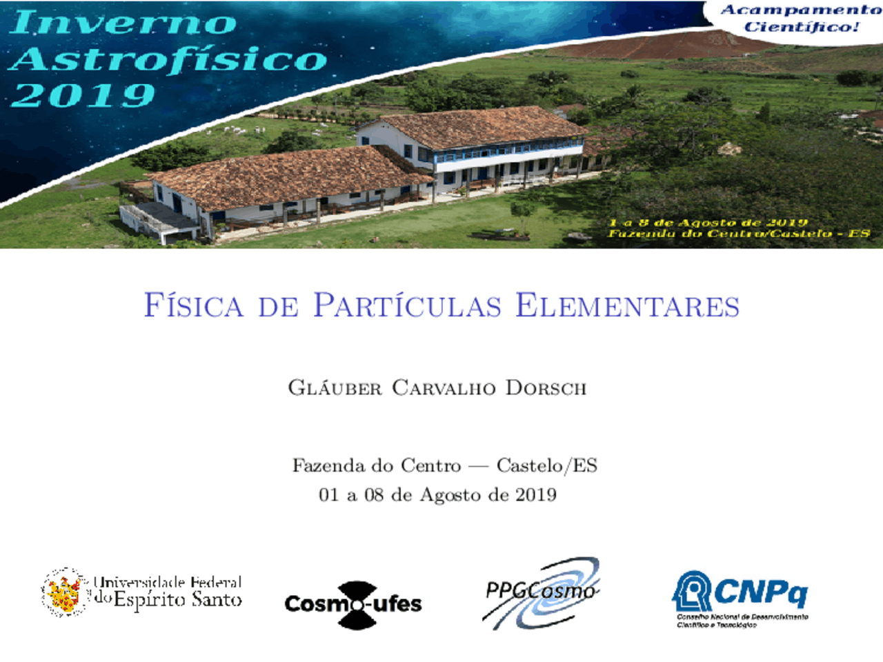 Física De Partículas Elementares Resumos Física Docsity