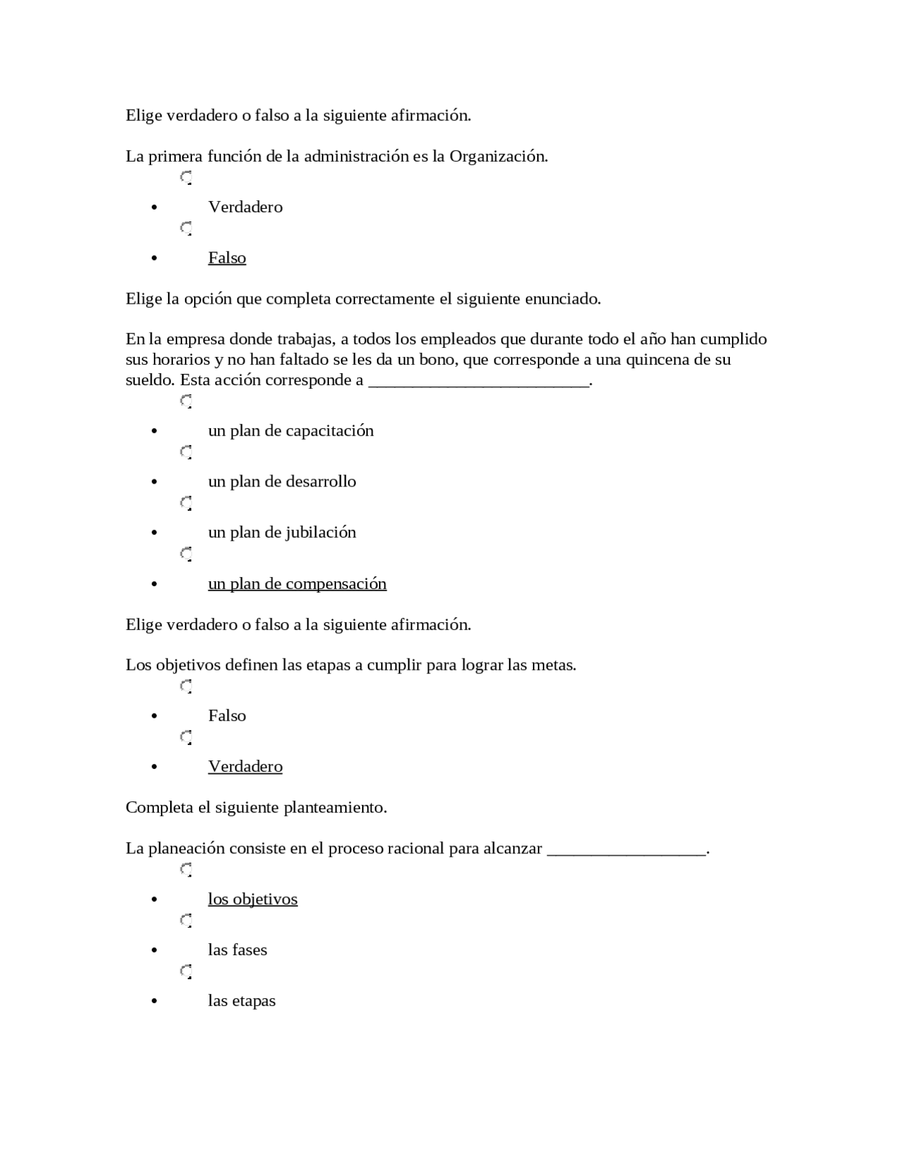 Cuestionario De Verdadero O Falso PREGUNTAS RESUELTAS PARA