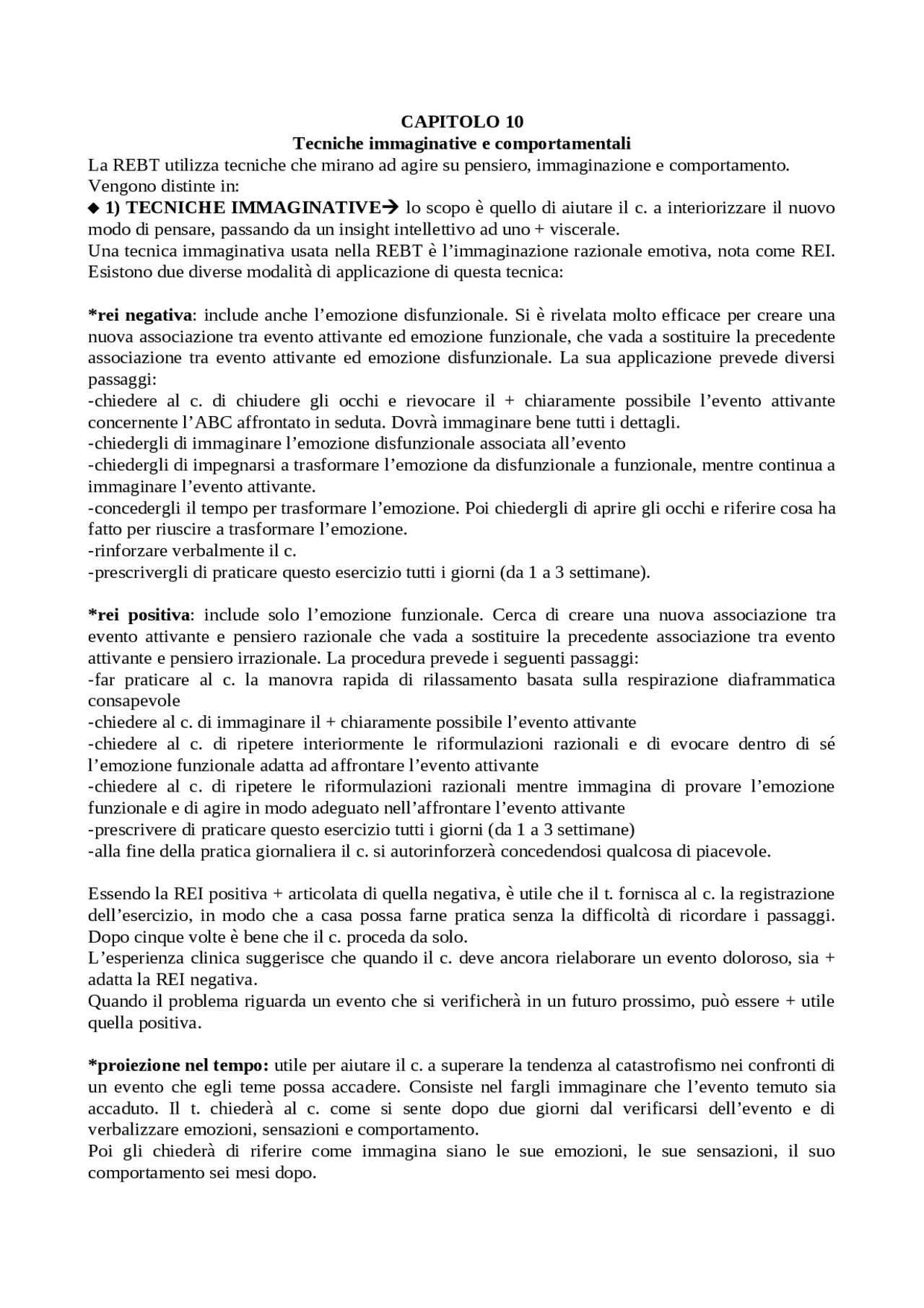 RIASSUNTI LIBRO ELLIS SCHEMA ABC TERAPIA RBT | Appunti di Psicologia ...