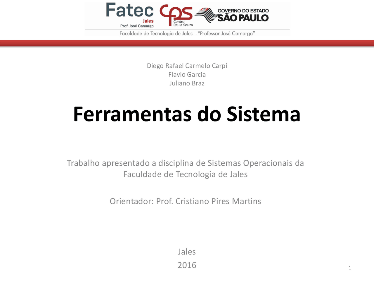 Título Do Trabalho Esquemas Sistemas Operacionais Docsity