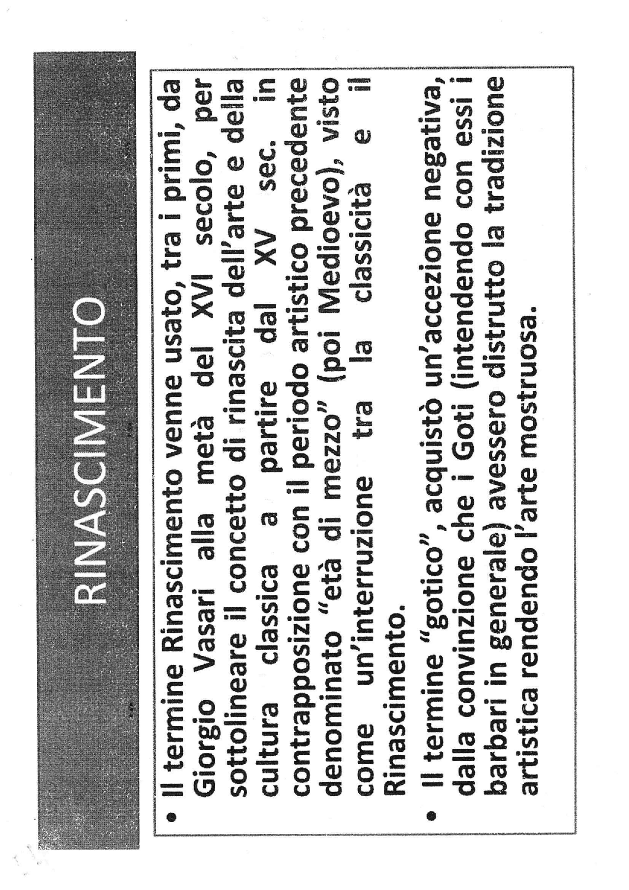 Lineamenti e caratteristiche dell'epoca rinascimentale | Schemi e mappe ...