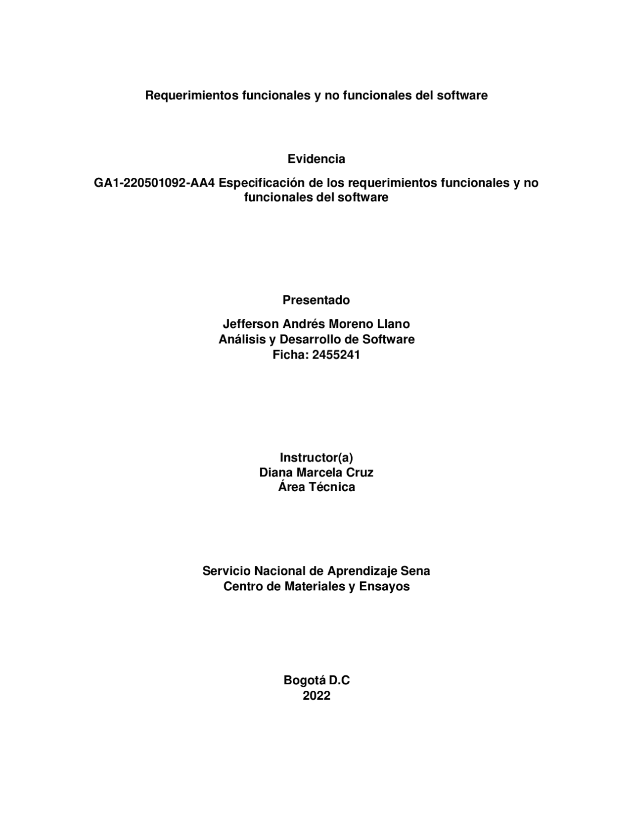 Requisitos Funcionales Y No Funcionales Del Software Ejercicios De