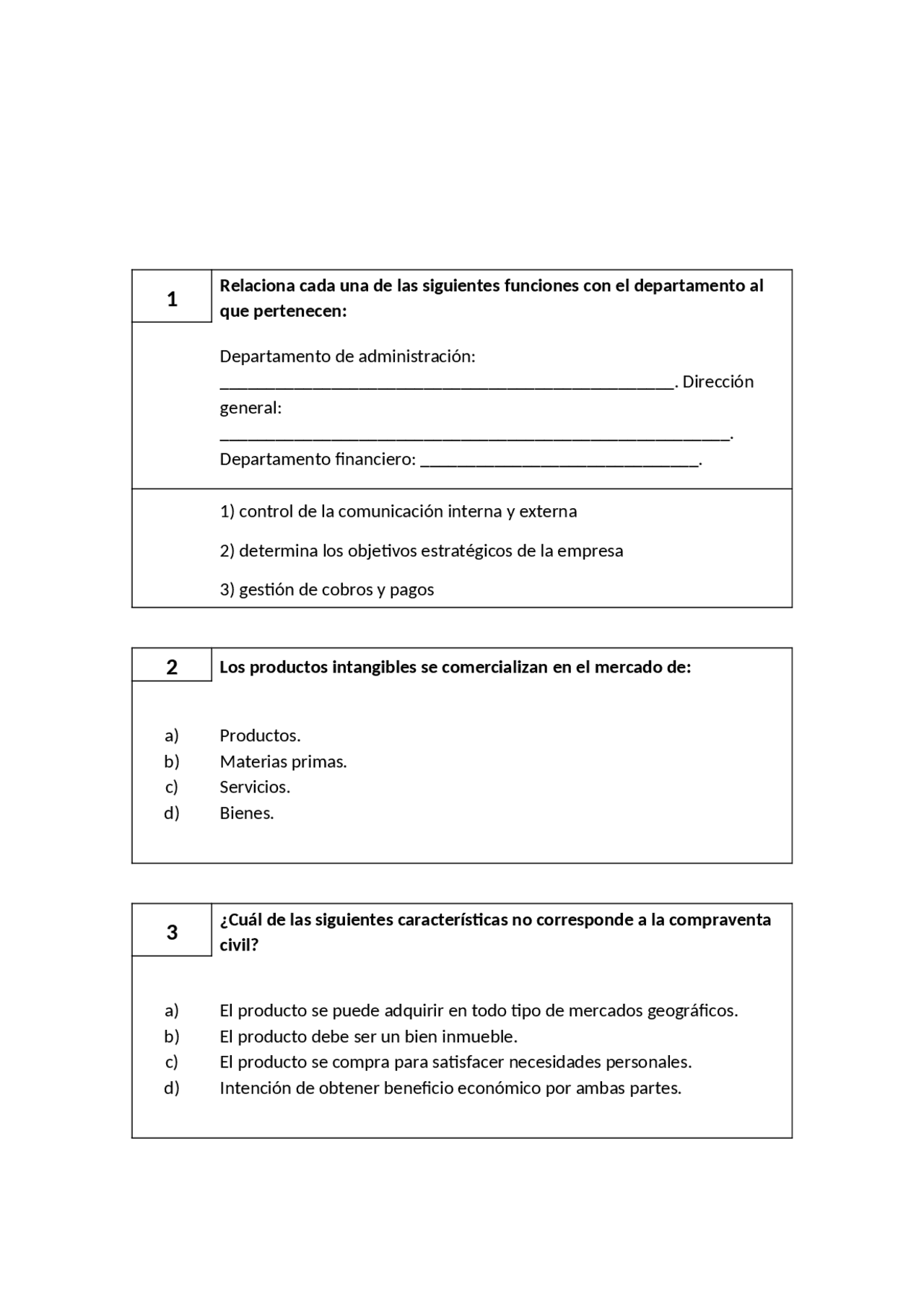 Ejercicios ficha alumno | Ejercicios de Derecho | Docsity
