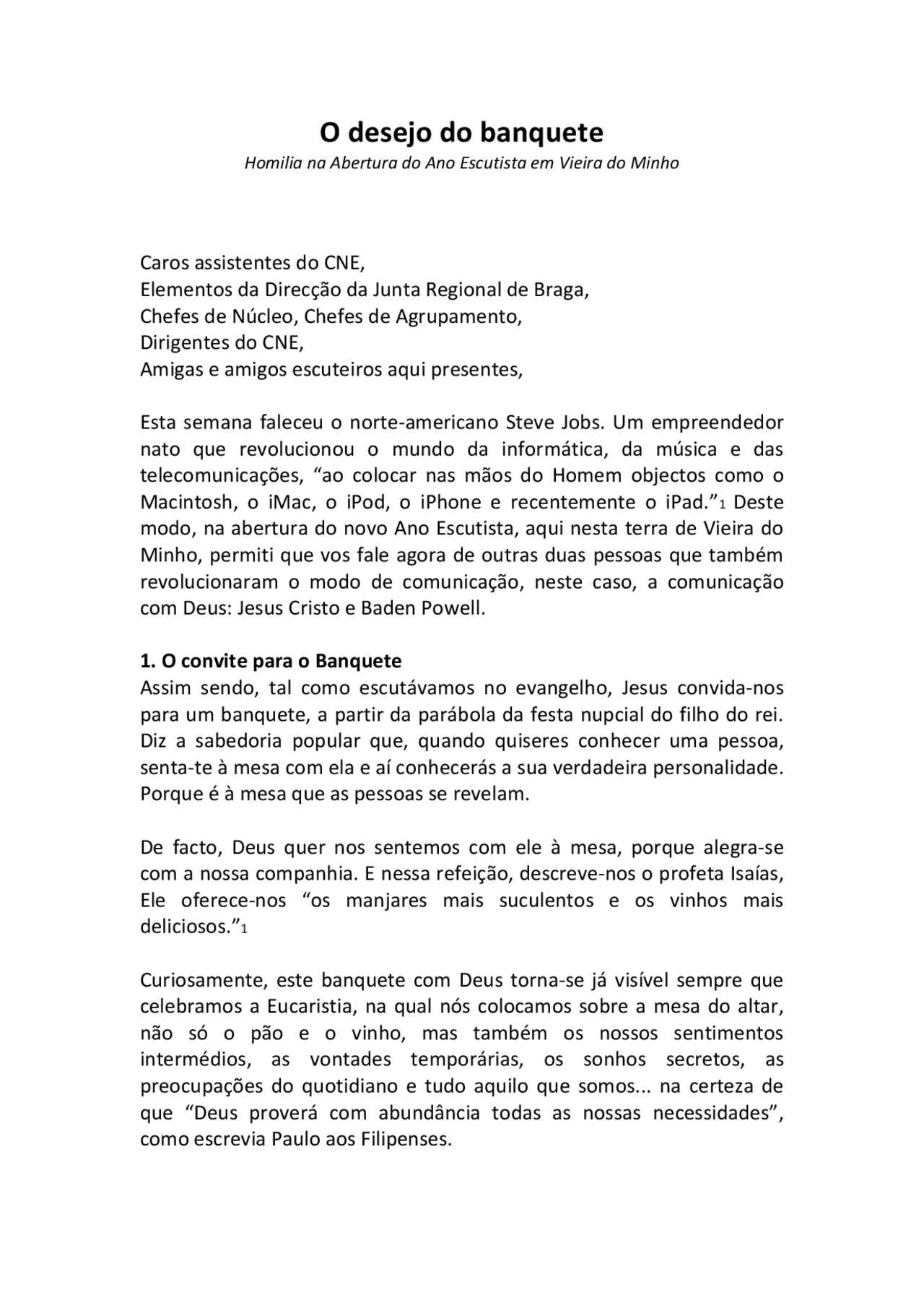 O Desejo Do Banquete Slides Comunicação Docsity