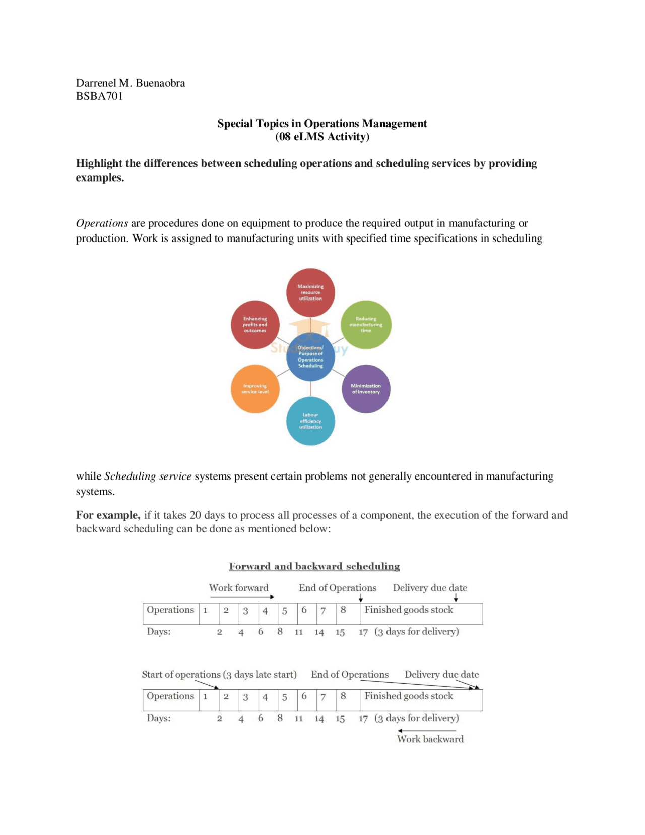 Special Topics In Operations Management 08 Elms Activity