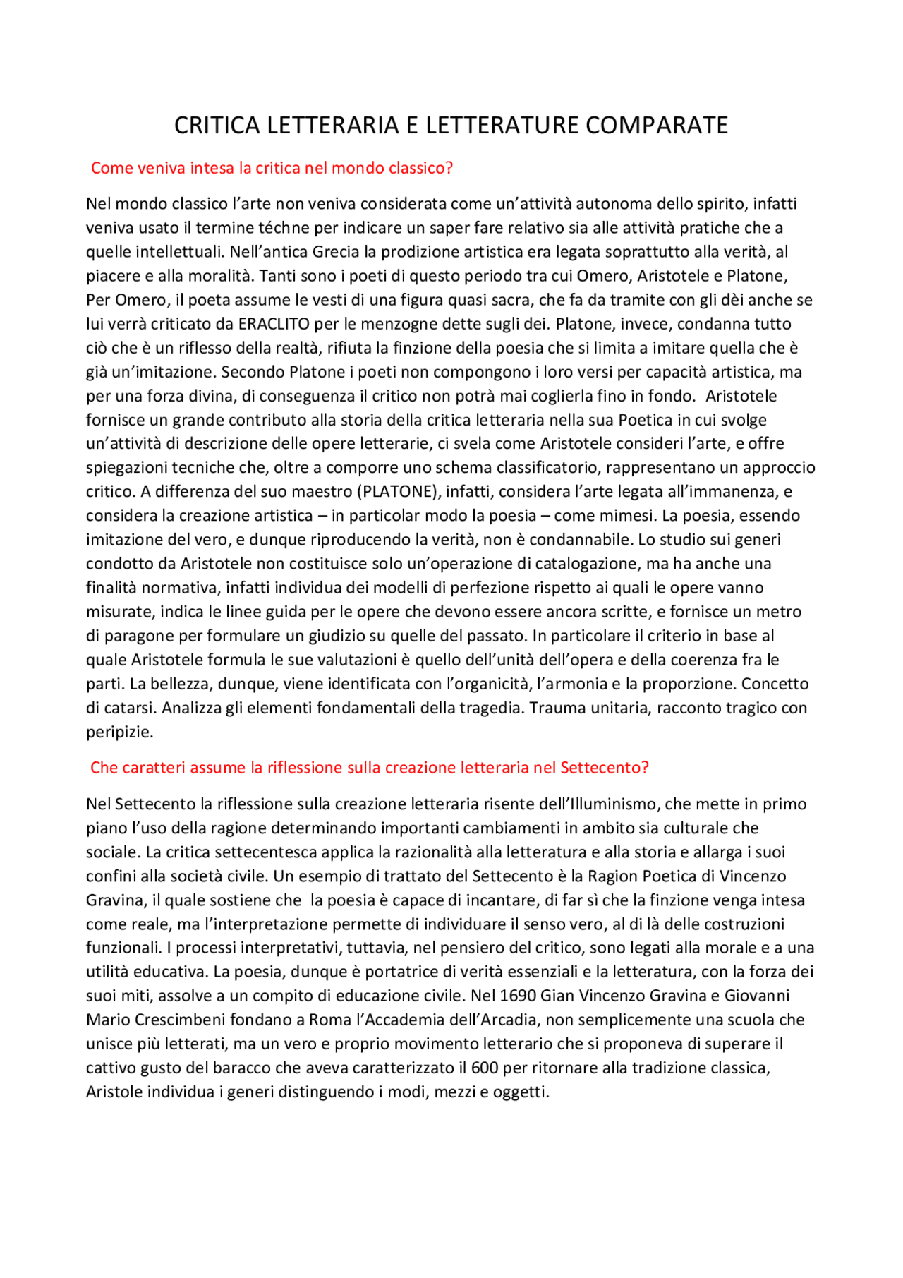 DOMANDE APERTE CRITICA LETTERARIA E LETTERATURE COMPARATE - De Blasio Antonella - ECAMPUS ...