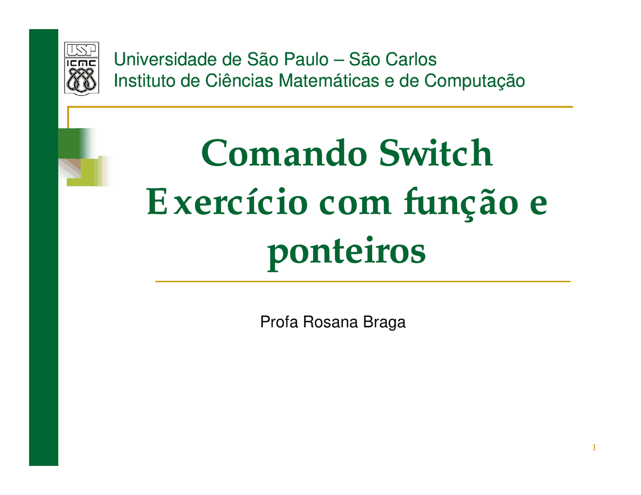 Comando Switch Exercício Exercício com função e com ... | Notas de aula ...