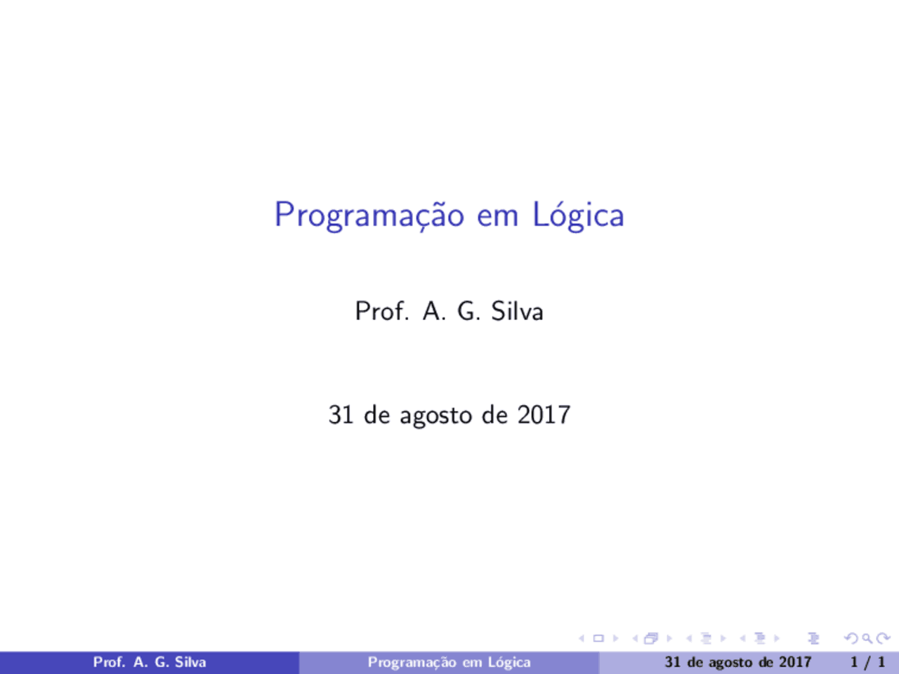 Programação Em Lógica Slides Lógica Docsity