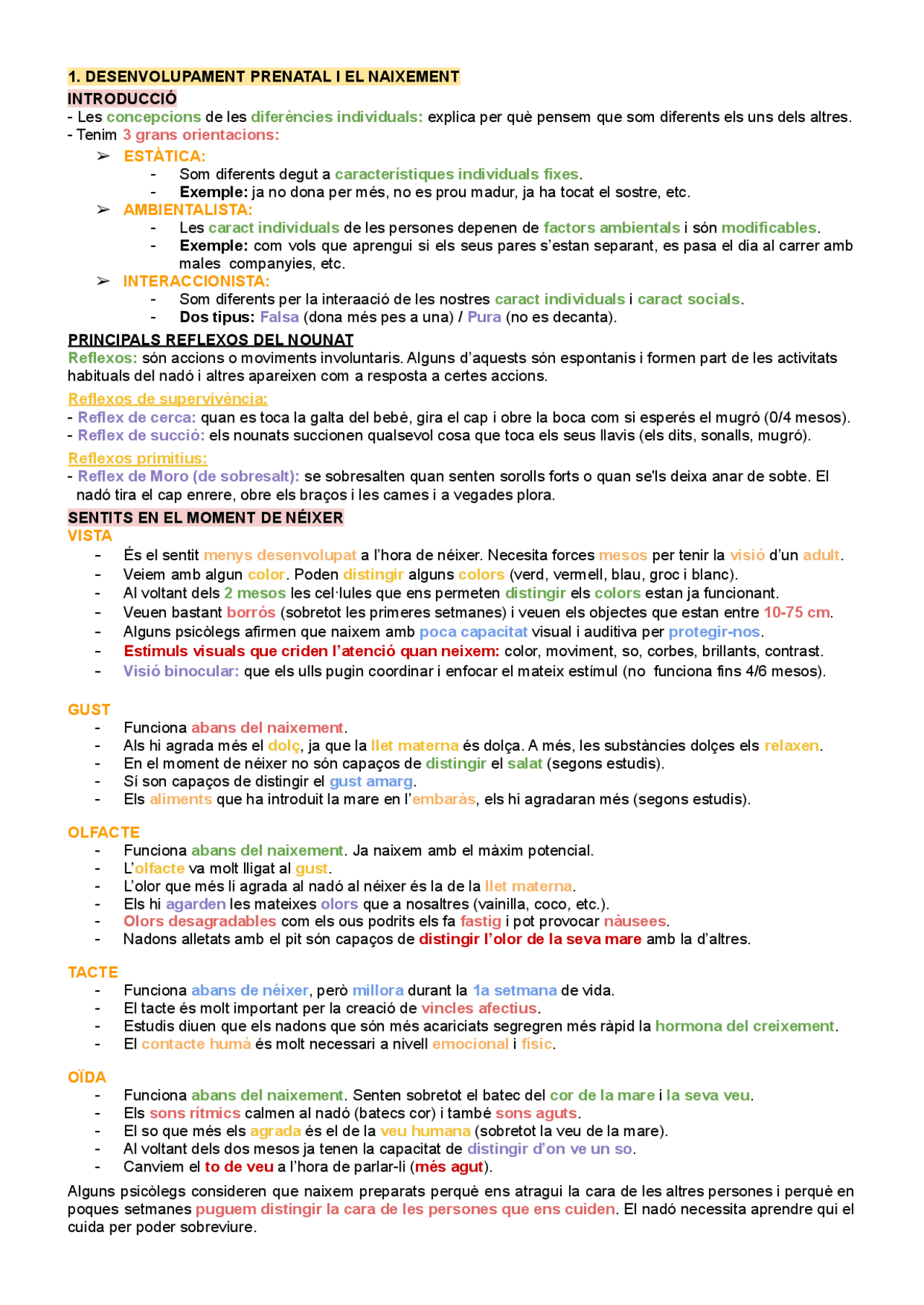 Desenvolupament Biologia Resúmenes De Desarrollo Humano Docsity
