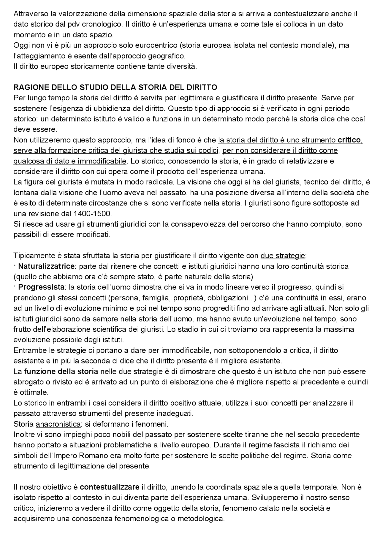Storia Del Diritto Europeo Appunti Di Storia Del Diritto Docsity