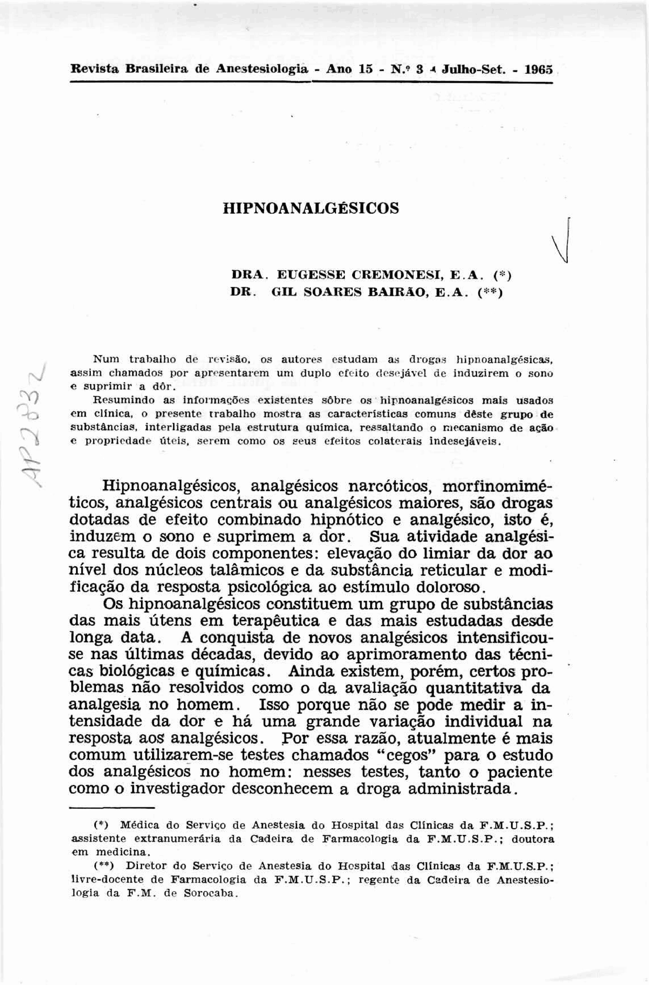 Hipnoanalgésicos Analgésicos Narcóticos Morfinomimé Exercícios