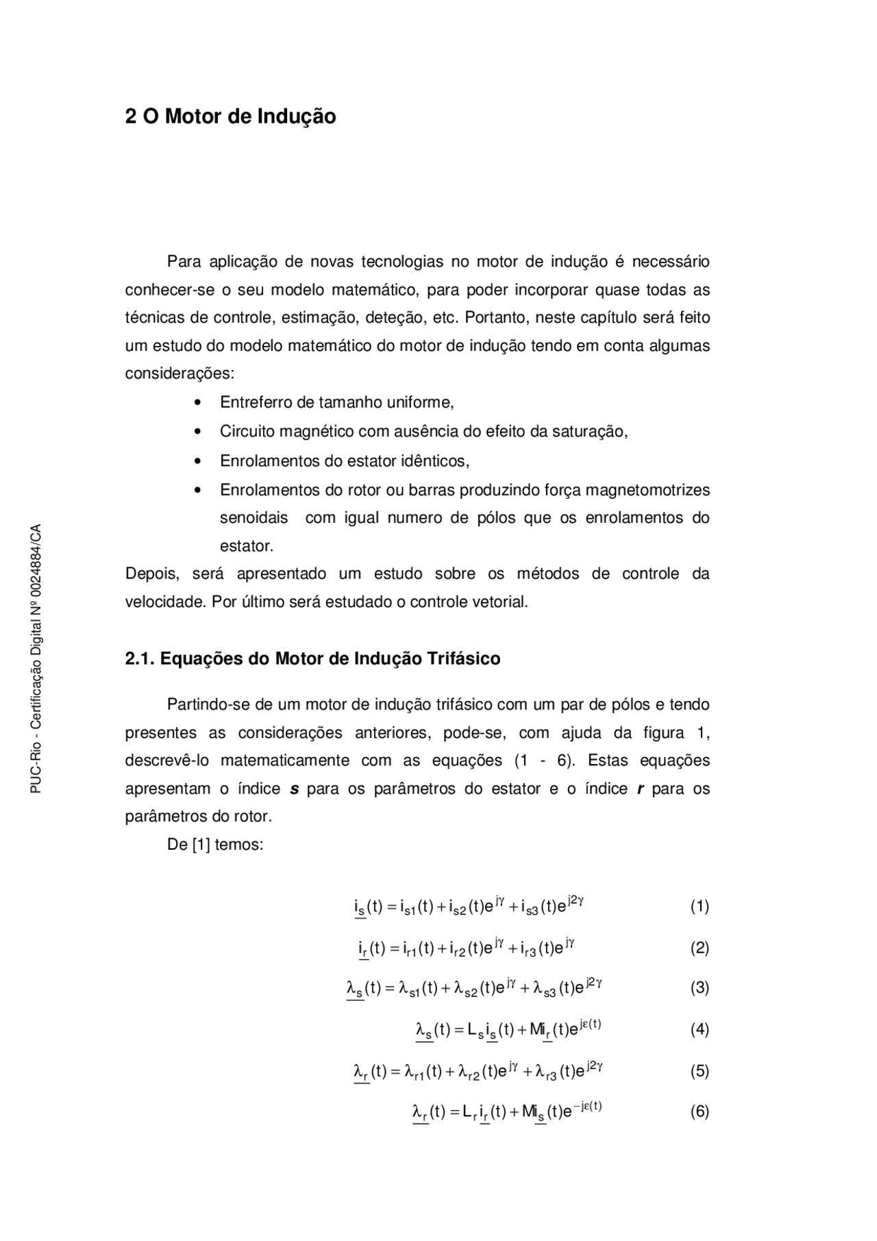 2 O Motor De Indução Exercícios Equações Diferenciais Docsity