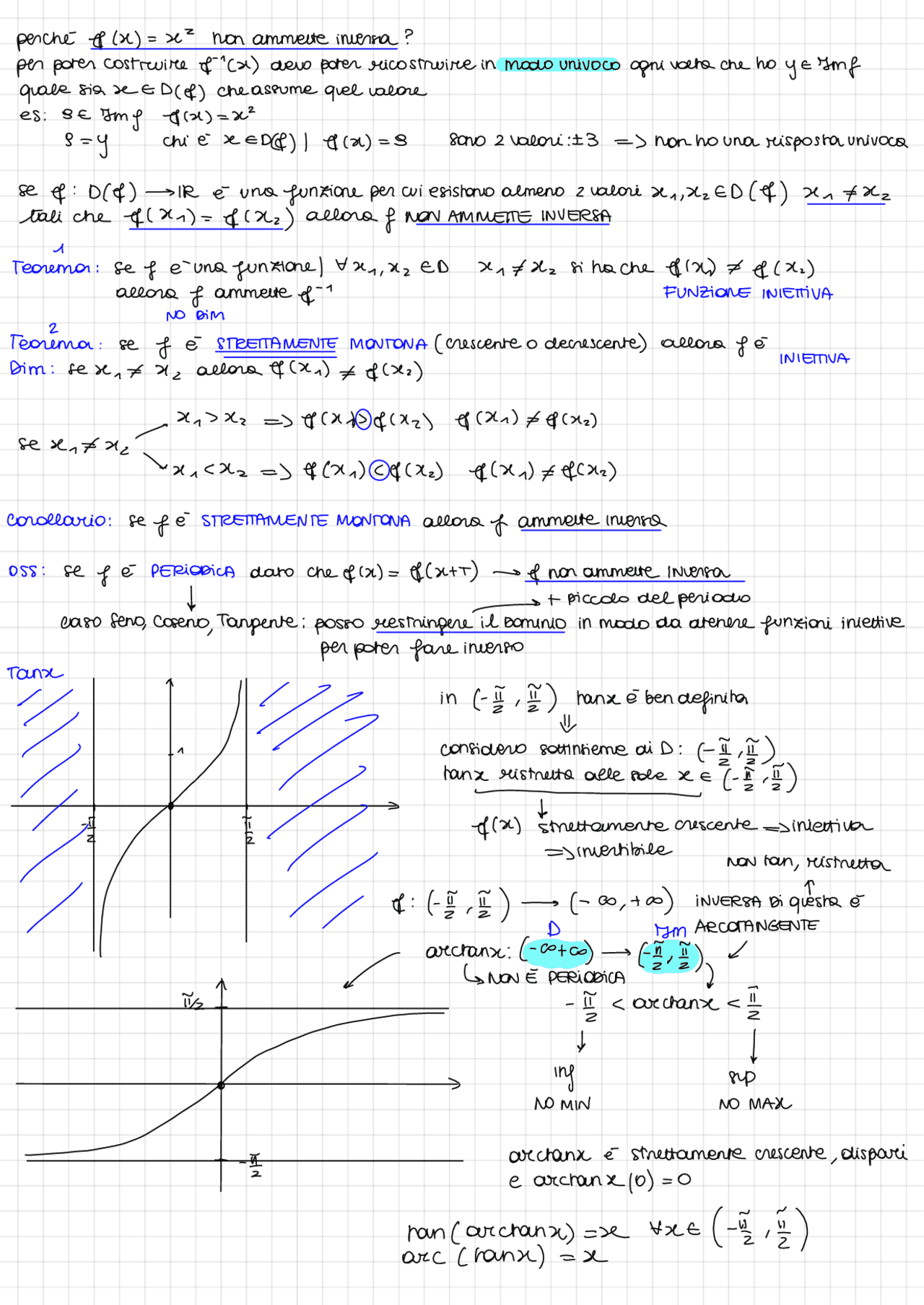 Appunti completi dalla spiegazione di Analisi matematica | Appunti di Analisi Matematica I | Docsity