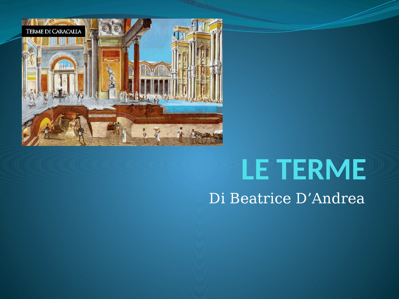 Ricerca sulle terme romane PowerPoint | Guide, Progetti e Ricerche di ...