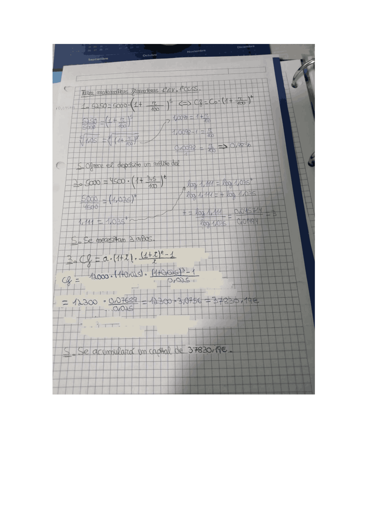 Matematicas apuntes 1 | Apuntes de Matemáticas | Docsity