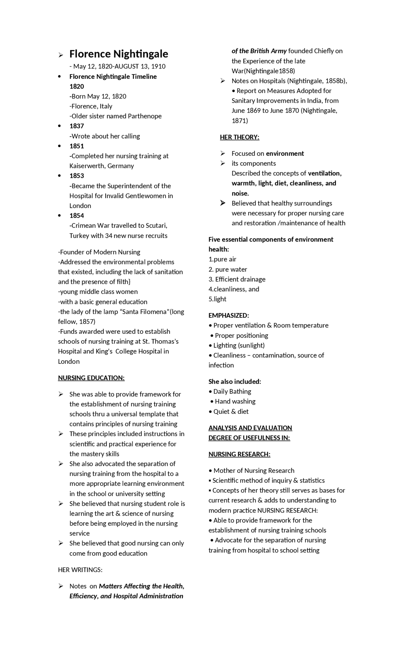 Know The Nursing Theorist And Their Theories Summaries Nursing Docsity