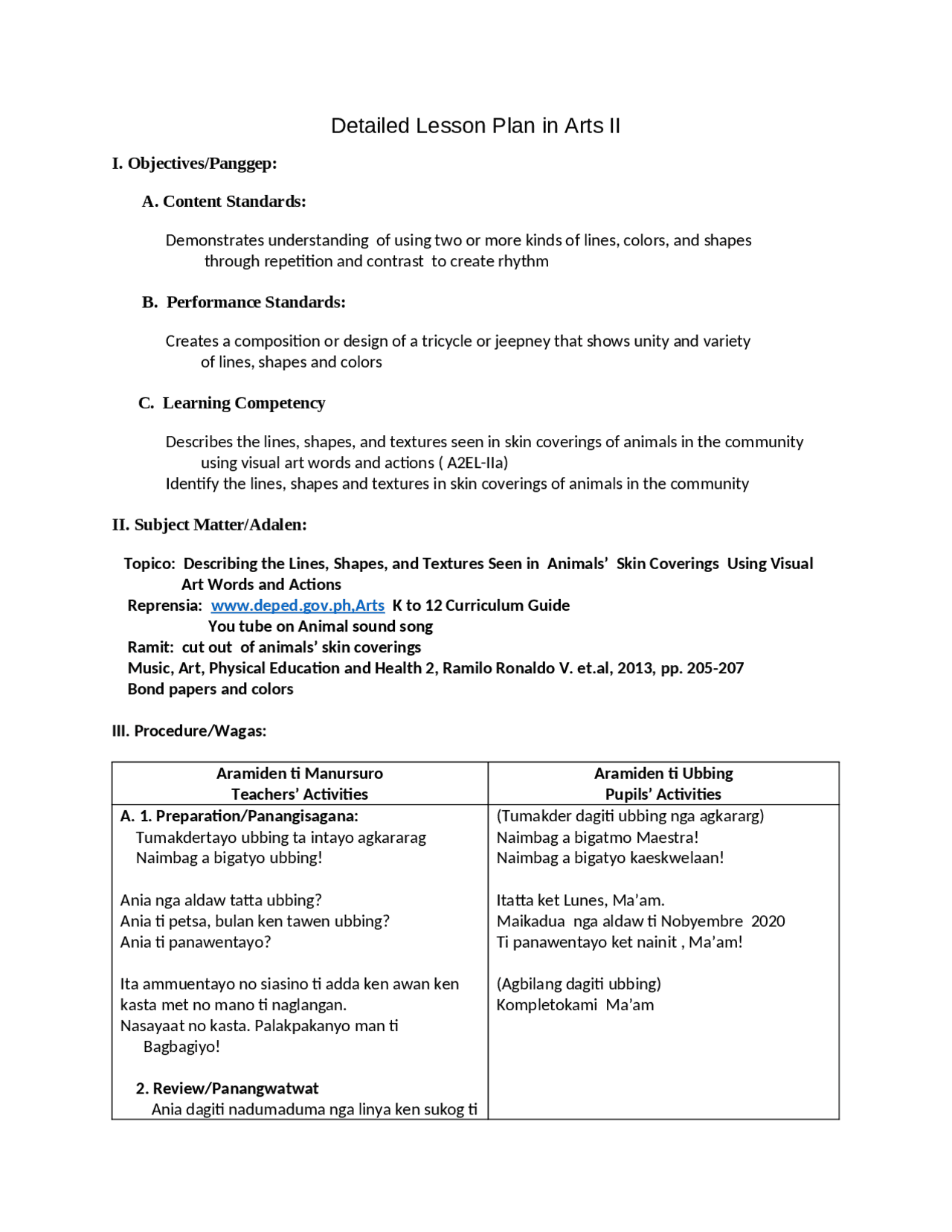Detailed Lesson Plan In Arts Grade 1 5 Study Guides Projects detailed-lesson-plan-in-arts-grade-1-5-study-guides-projects