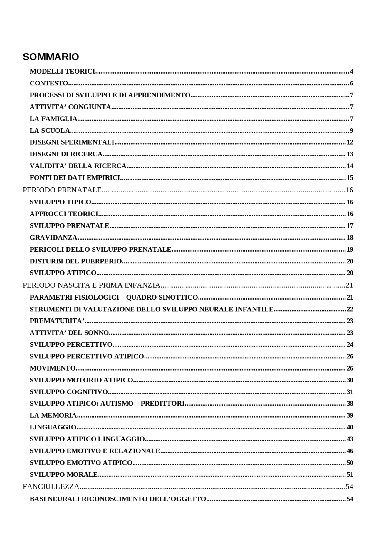 Sviluppo Tipico E Atipico Appuntislidelibro Dispense Di Psicologia