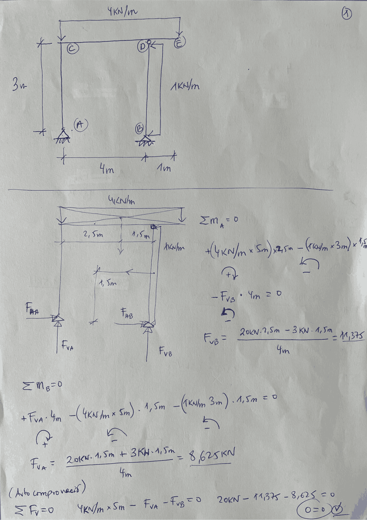 Ejercicio Resuelto Apuntes Apuntes De Estructuras Y Materiales Docsity
