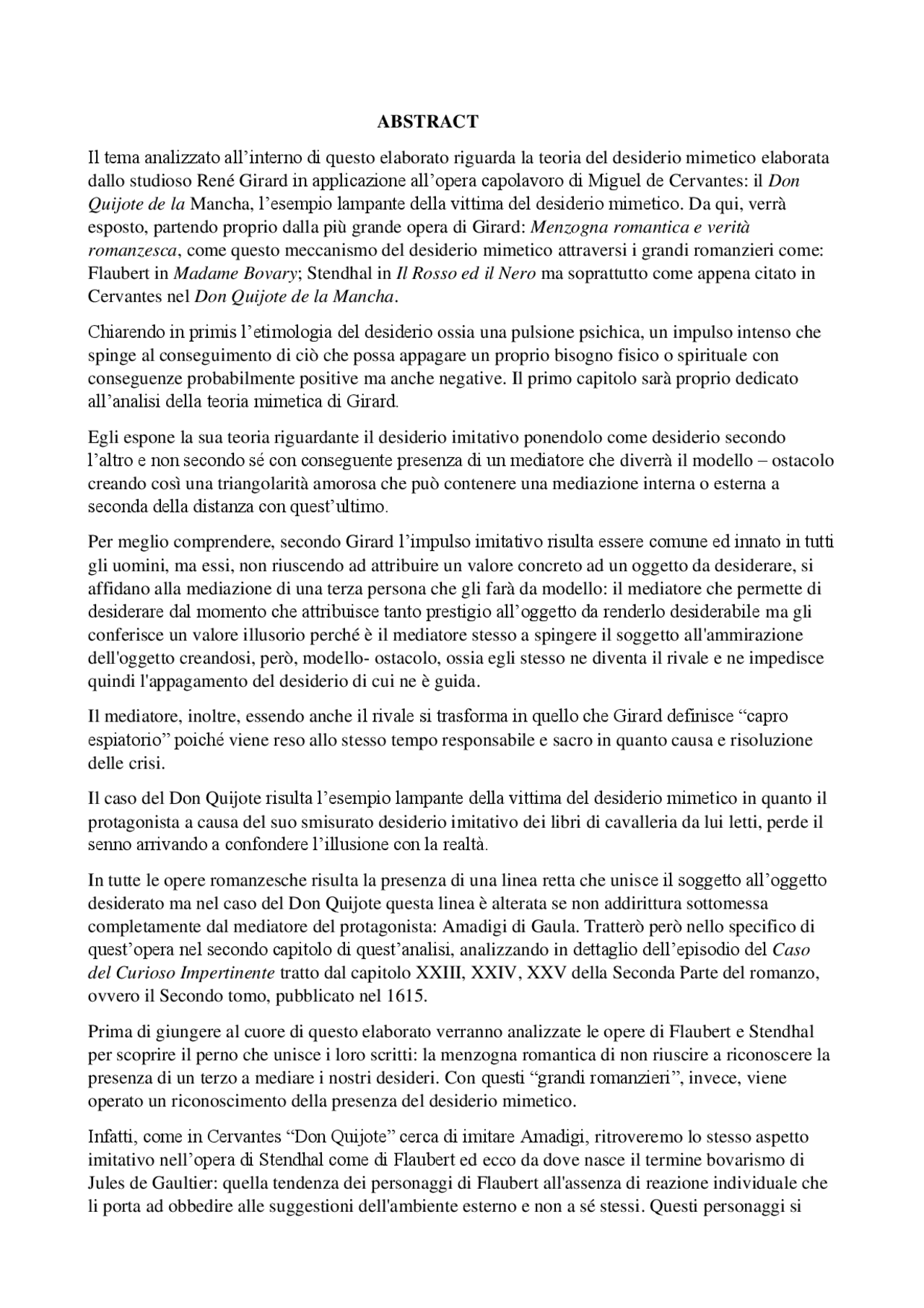 Abstract Testi Letteratura Spagnola Schemi E Mappe Concettuali Di