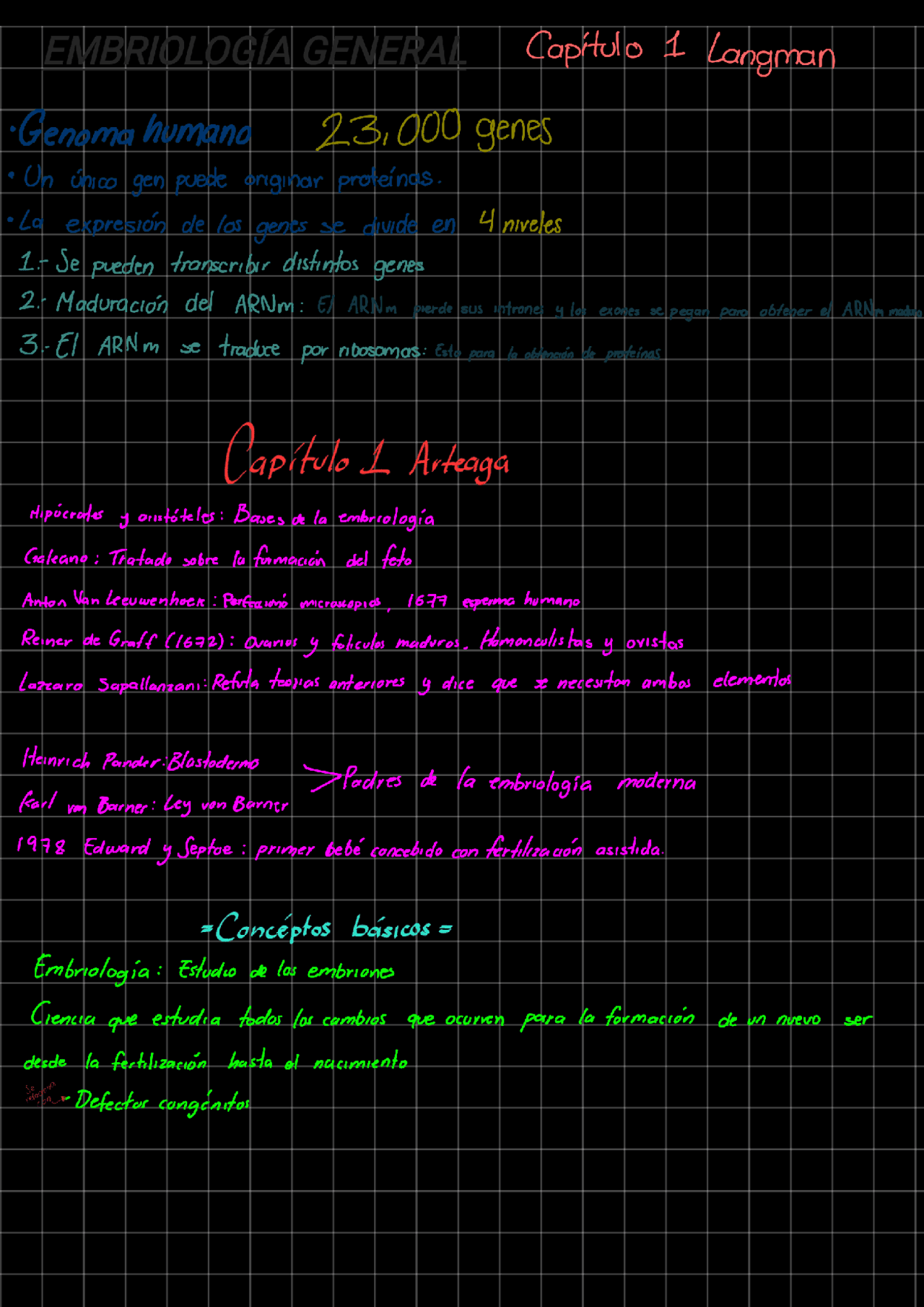 Introducción A Embriología Apuntes De Embriología Docsity