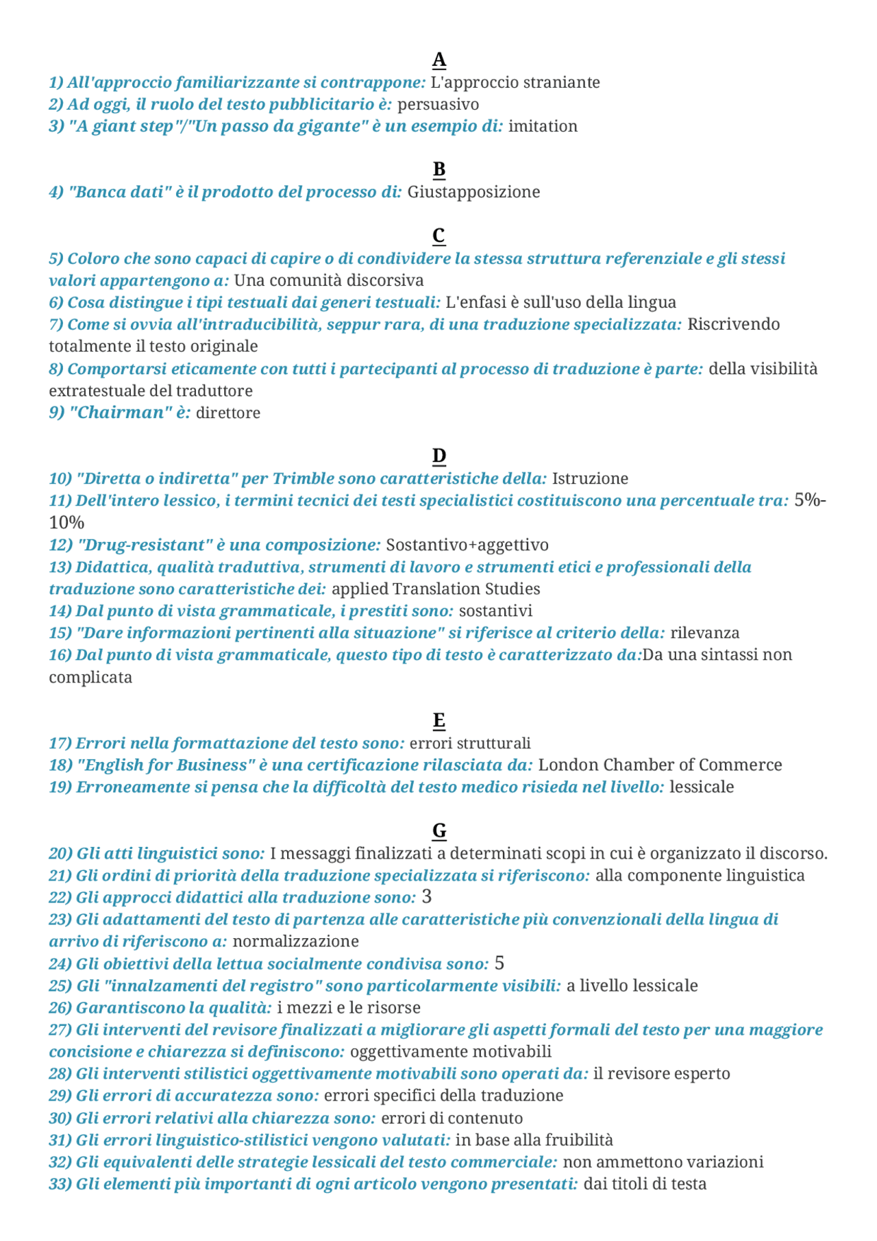 Inglese L12 Mercatorum Lingue E Mercati Prove Desame Di Lingua