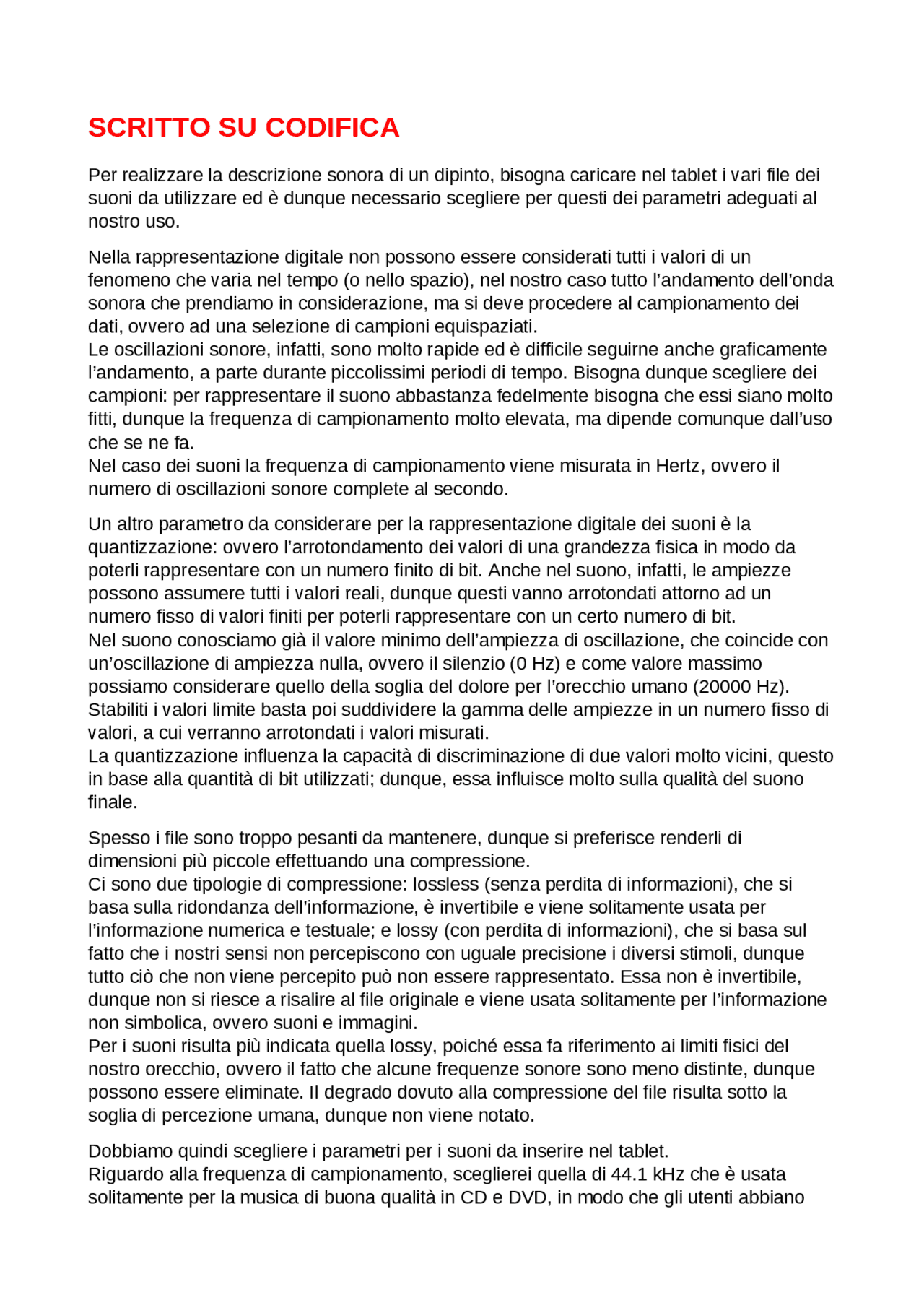 Fondamenti Di Informatica Domande Aperte Svolte Unipd 202223