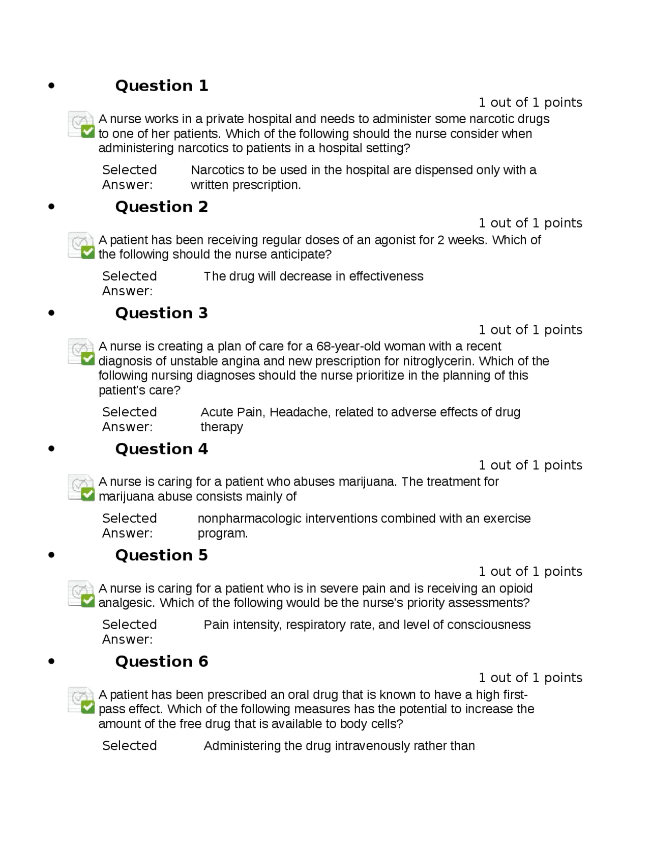 Midterm_Exam_advanced_pharmacology.docx | Exams Nursing | Docsity