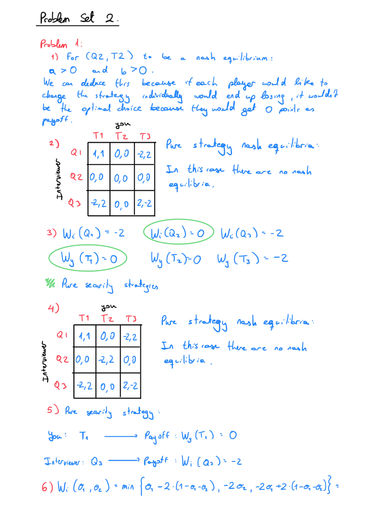 Ejercicio problem set 2 | Ejercicios de Probabilidad | Docsity
